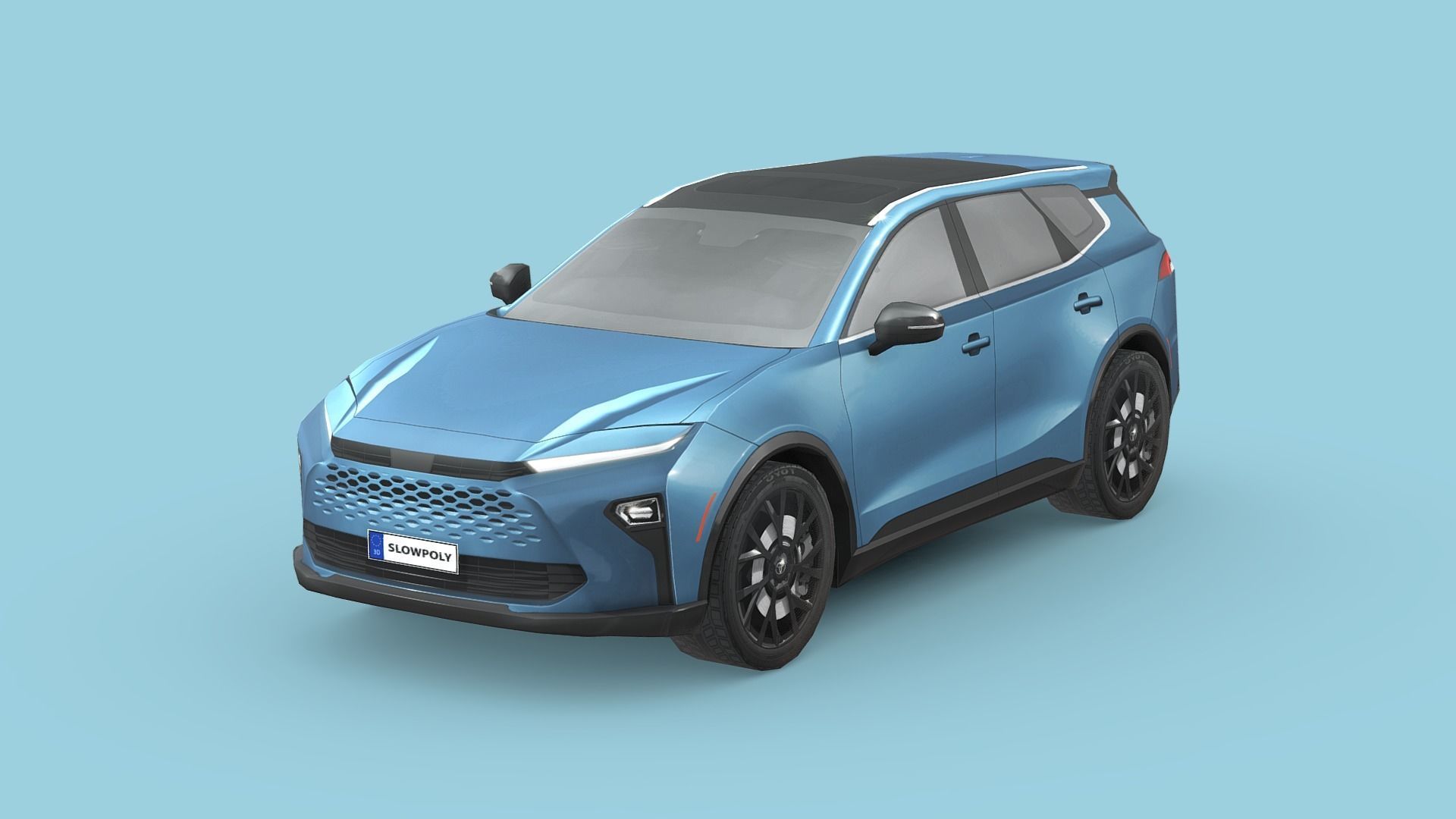 3D model Toyota Crown Signia 2025 VR / AR / low-poly | CGTrader