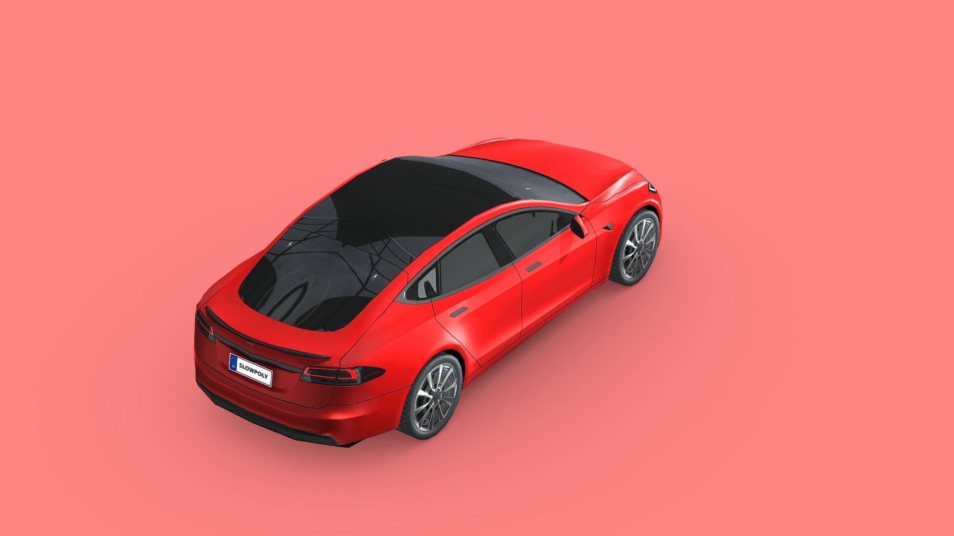 Tesla model S Plaid 2023 free VR / AR / low-poly 3D model | CGTrader