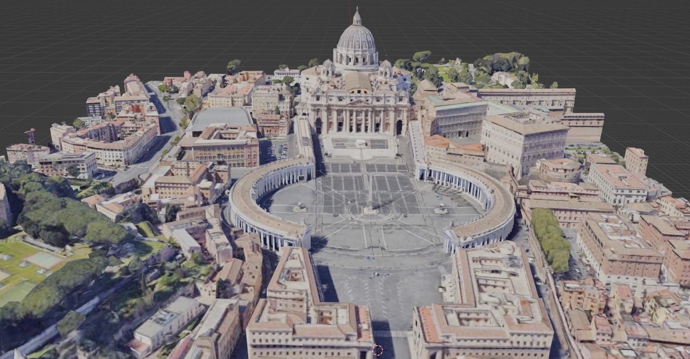 Vatican City 3D Model free 3D model | CGTrader