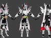 Kamen Rider Genm Hyper Fumetsu 3D model | CGTrader