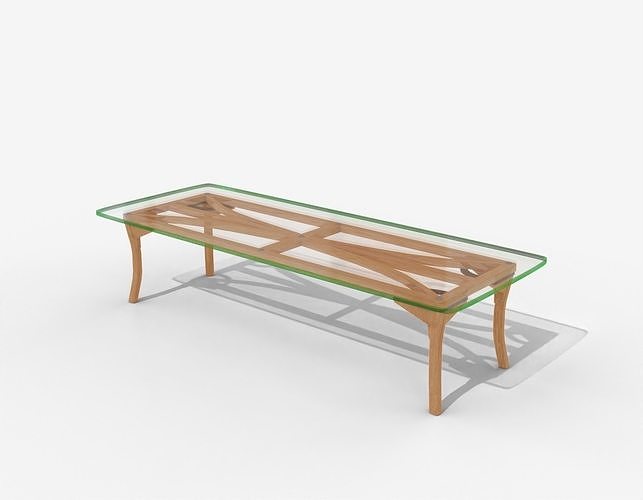 Living Room Glass Table free VR / AR / low-poly 3D model | CGTrader