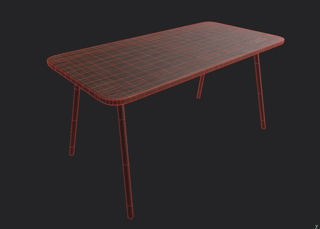 3D model Table M01 VR / AR / low-poly | CGTrader