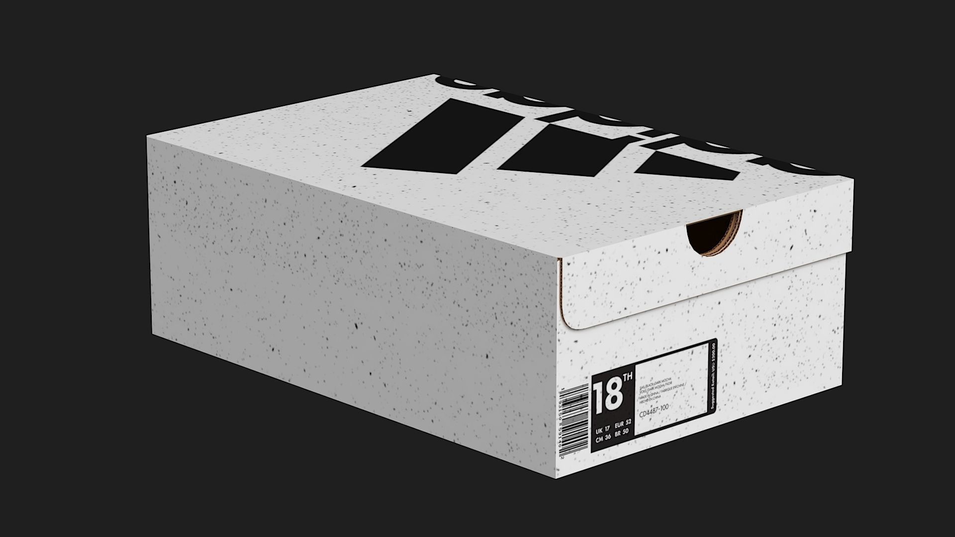 3D model Adidas Shoe Box PBR 01 VR / AR / low-poly | CGTrader