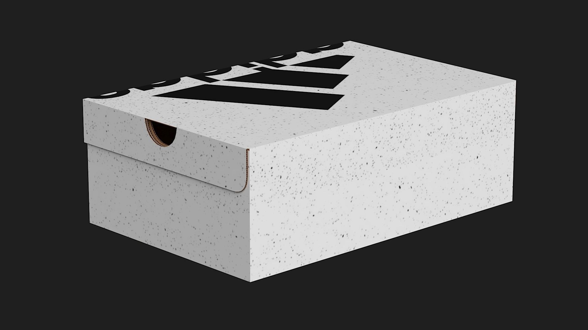 3D model Adidas Shoe Box PBR 01 VR / AR / low-poly | CGTrader