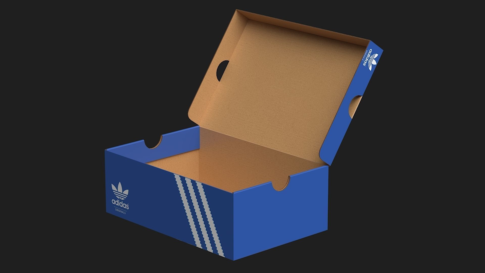 3D model Adidas Shoe Box PBR 02 VR / AR / low-poly | CGTrader