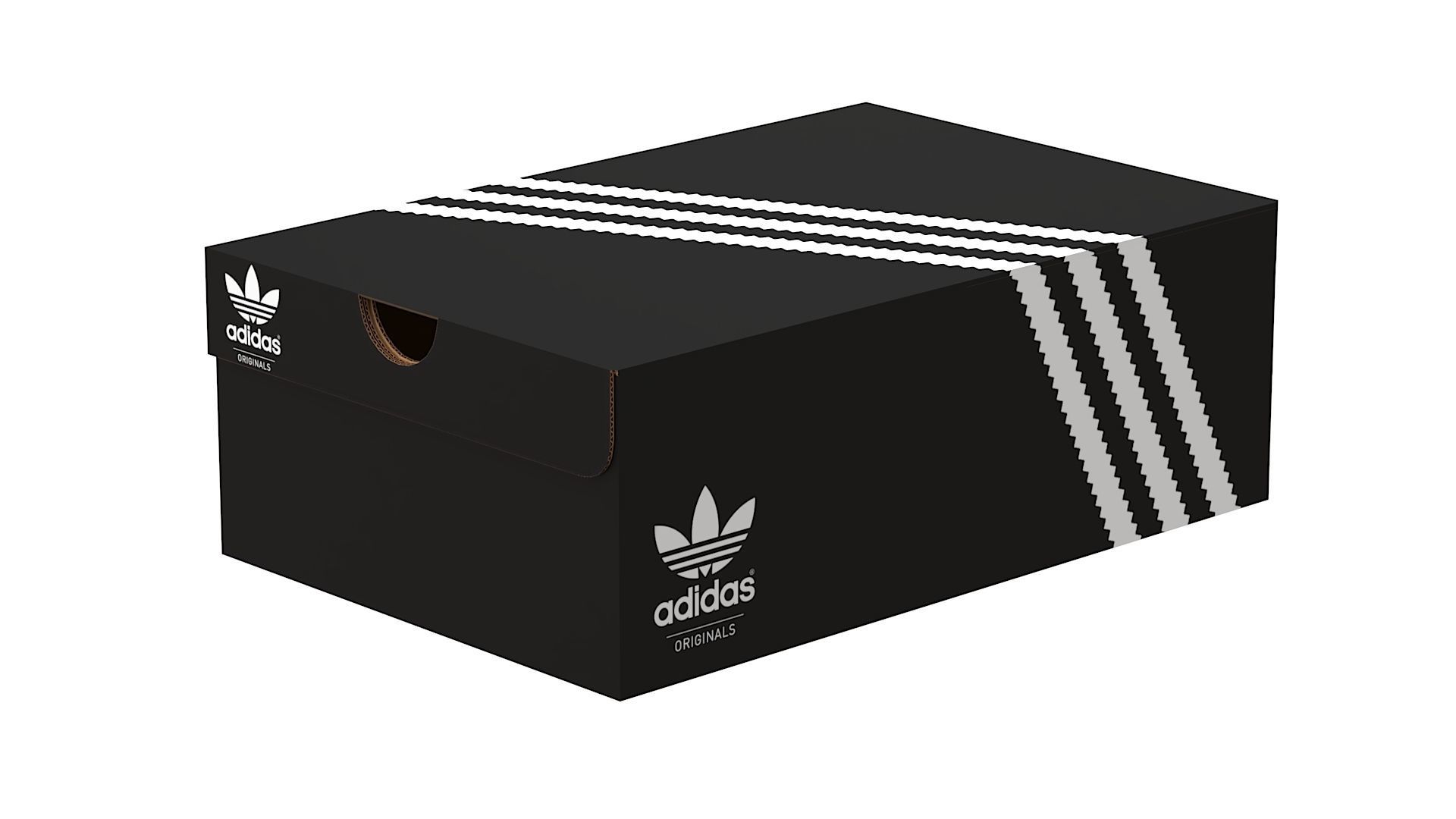 3D model Adidas Shoe Box PBR 03 VR / AR / low-poly | CGTrader