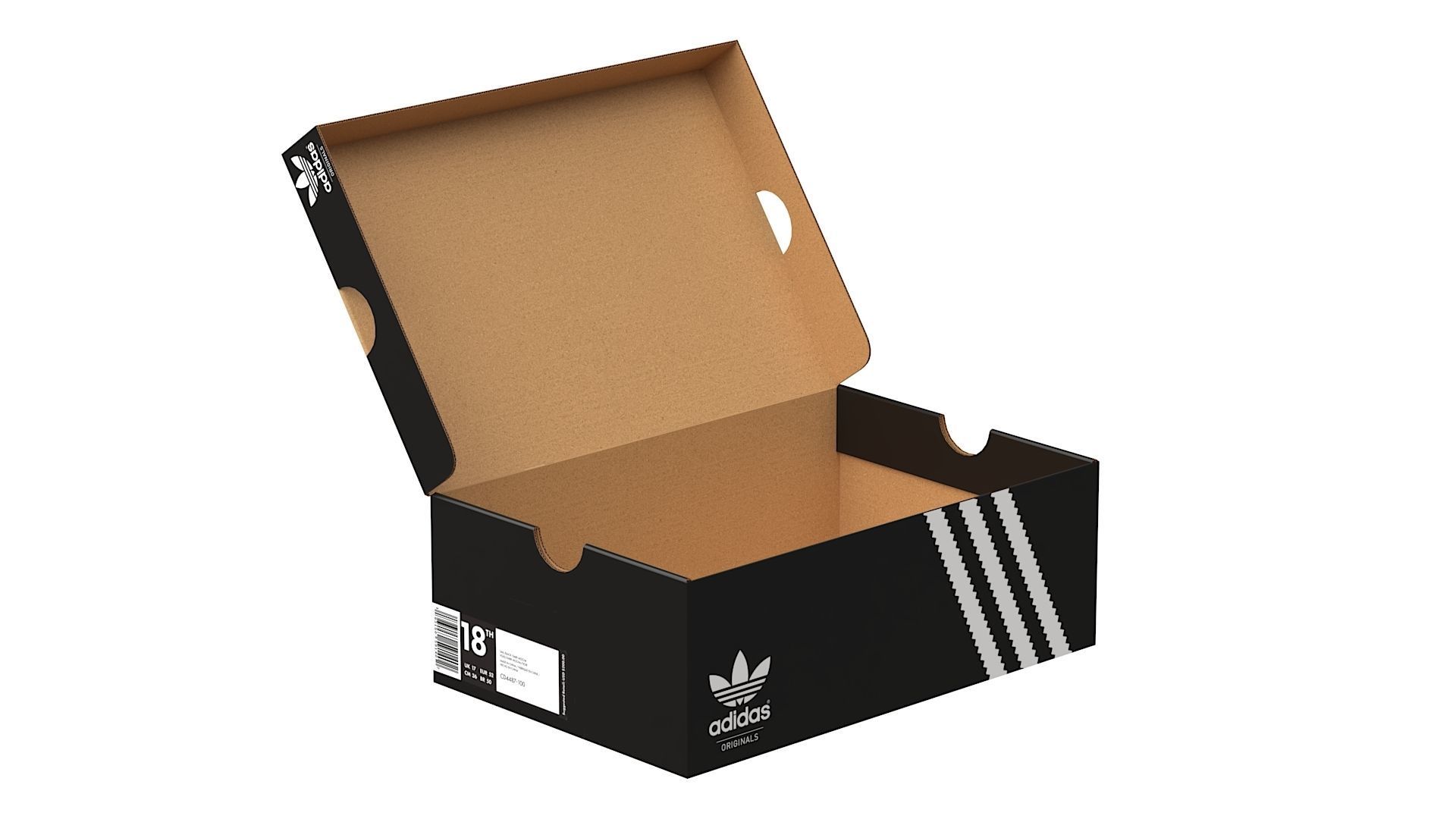 3D model Adidas Shoe Box PBR 03 VR / AR / low-poly | CGTrader
