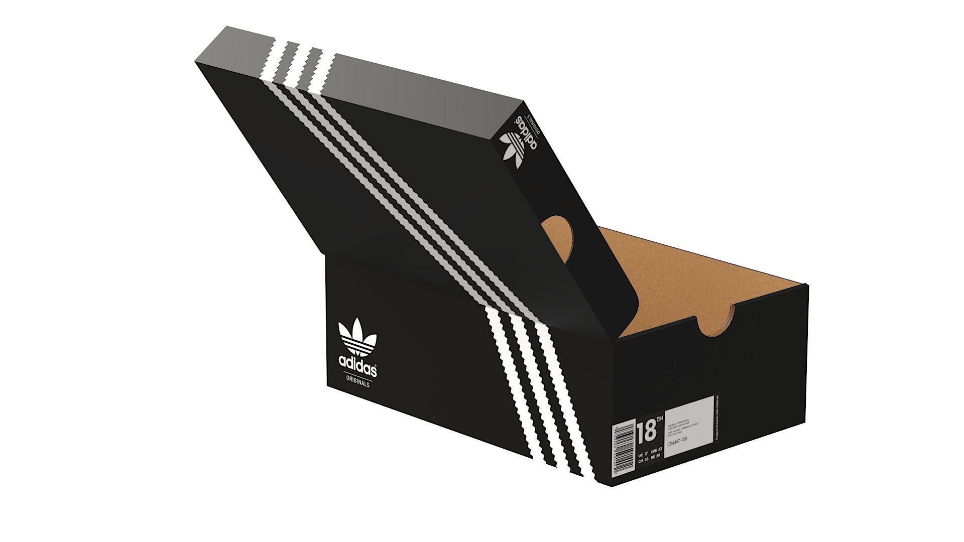 3D model Adidas Shoe Box PBR 03 VR / AR / low-poly | CGTrader