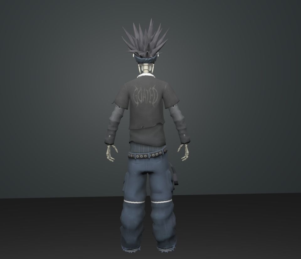 bonejamin 3D model animated rigged | CGTrader