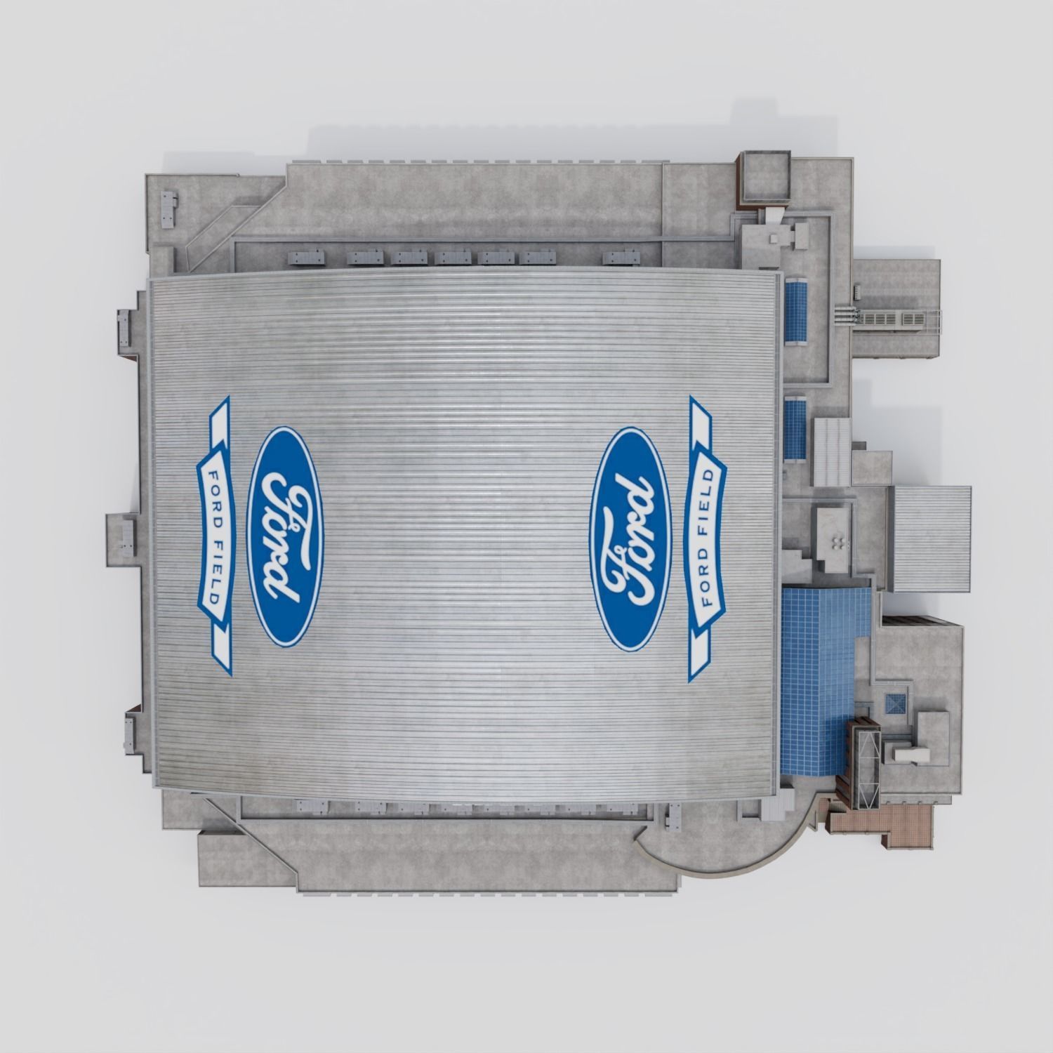 Ford Field Stadium 3D model | CGTrader