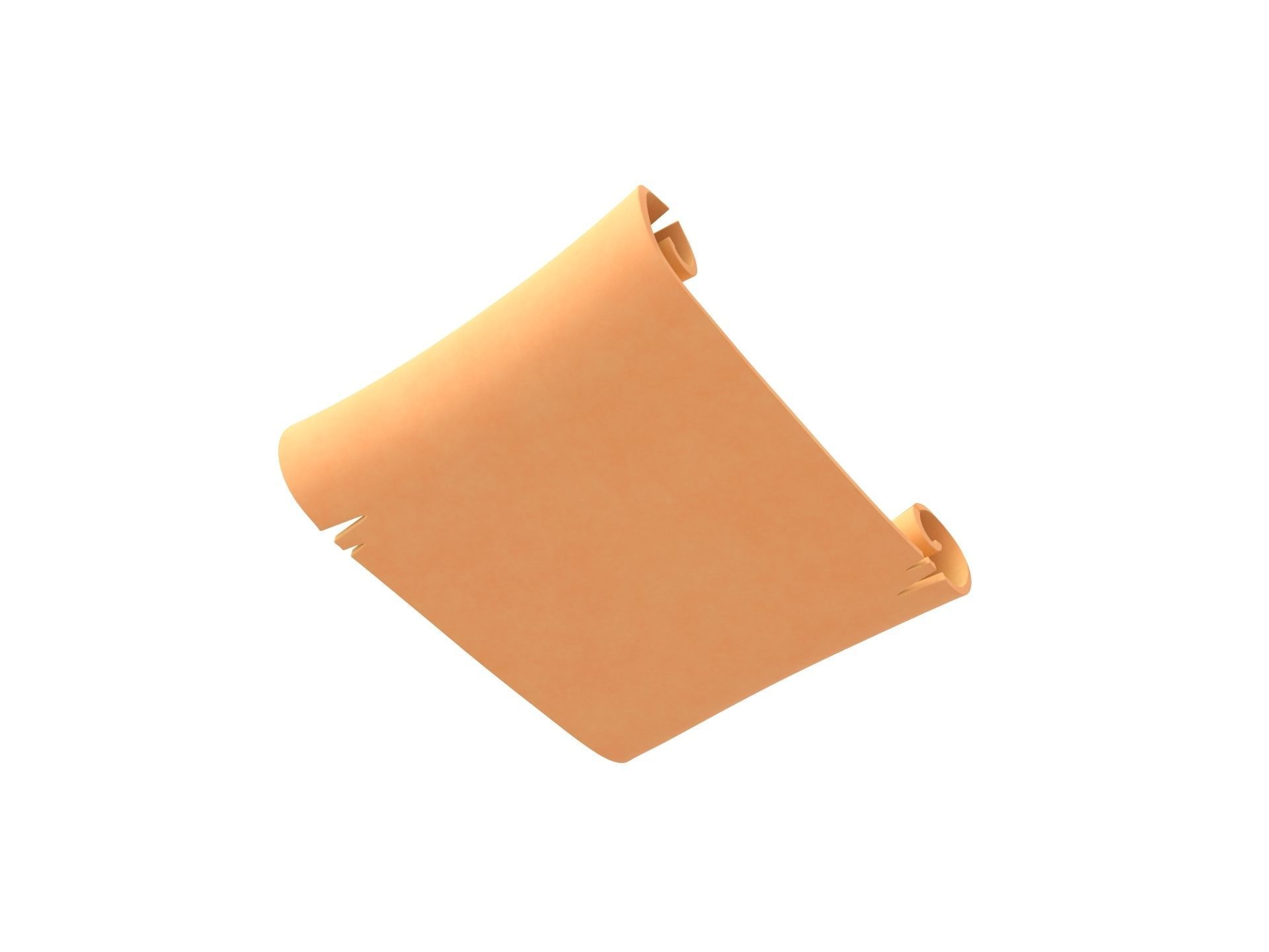 Prop304 Scroll Paper 3D model | CGTrader