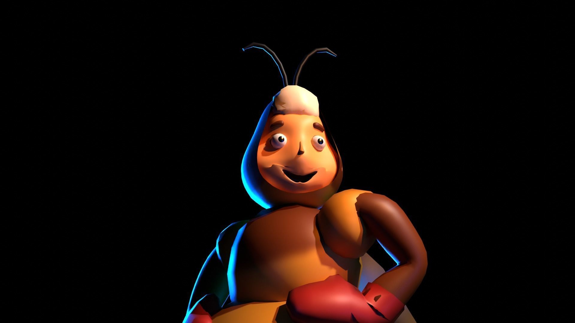 Baba Kapa II Grandma Kapa free VR / AR / low-poly 3D model rigged ...