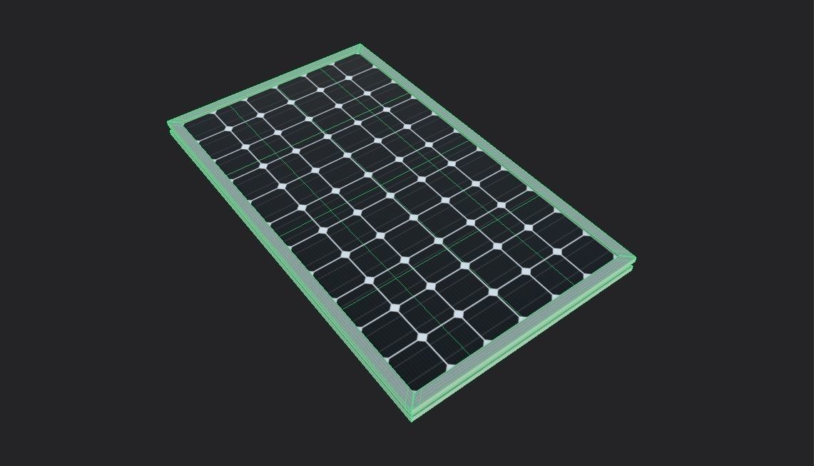 3D model Solar Panel M01 VR / AR / low-poly | CGTrader