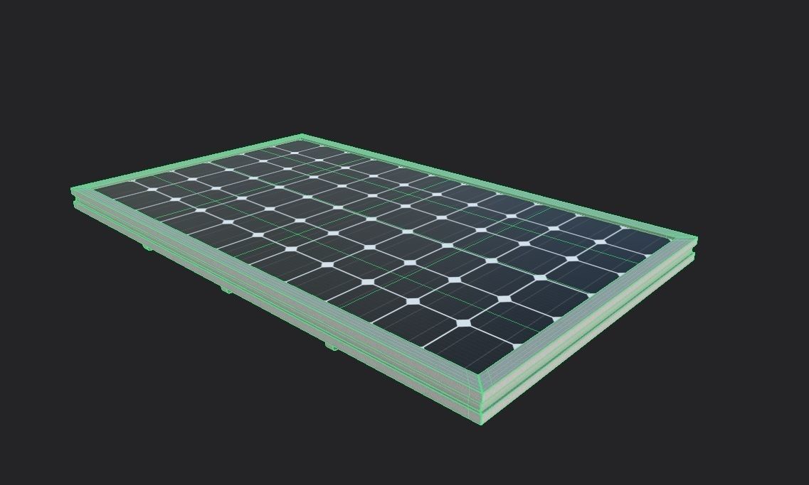 3D model Solar Panel M01 VR / AR / low-poly | CGTrader
