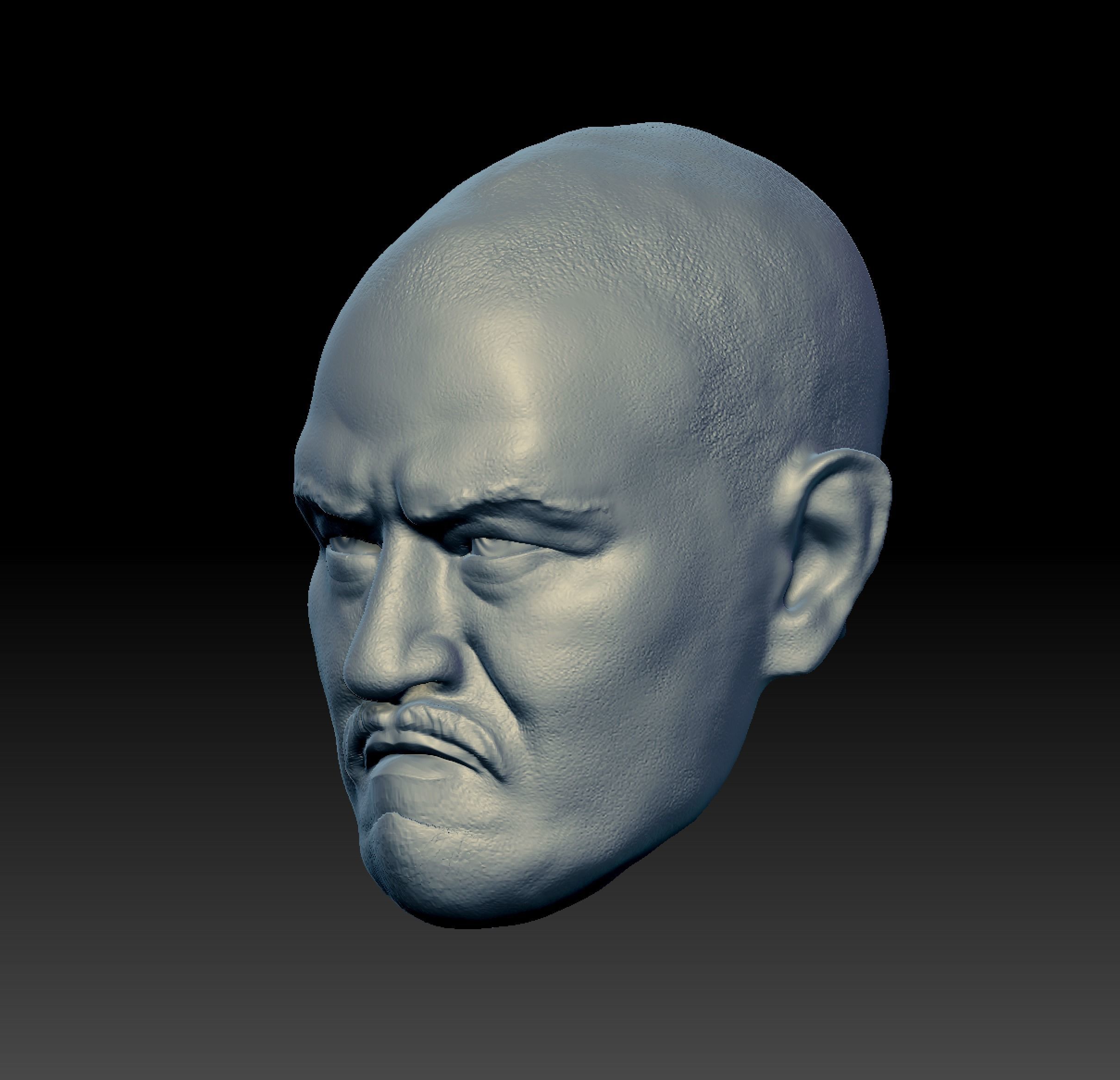 Angry Tatsu TMNT Head 3D model 3D printable | CGTrader