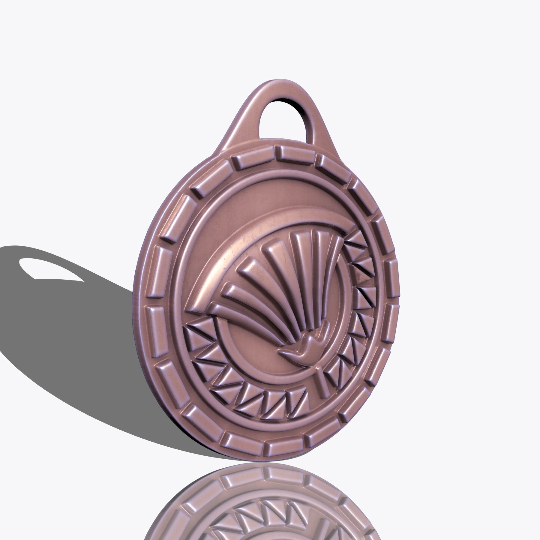 ANCIENT EGYPT ARTIFACT SYMBOL LOUTS FLOWER PENDANT M02 free 3D model 3D ...