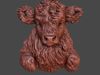 Highland Cow Relief for CNC and 3D Printing 3D model 3D printable ...