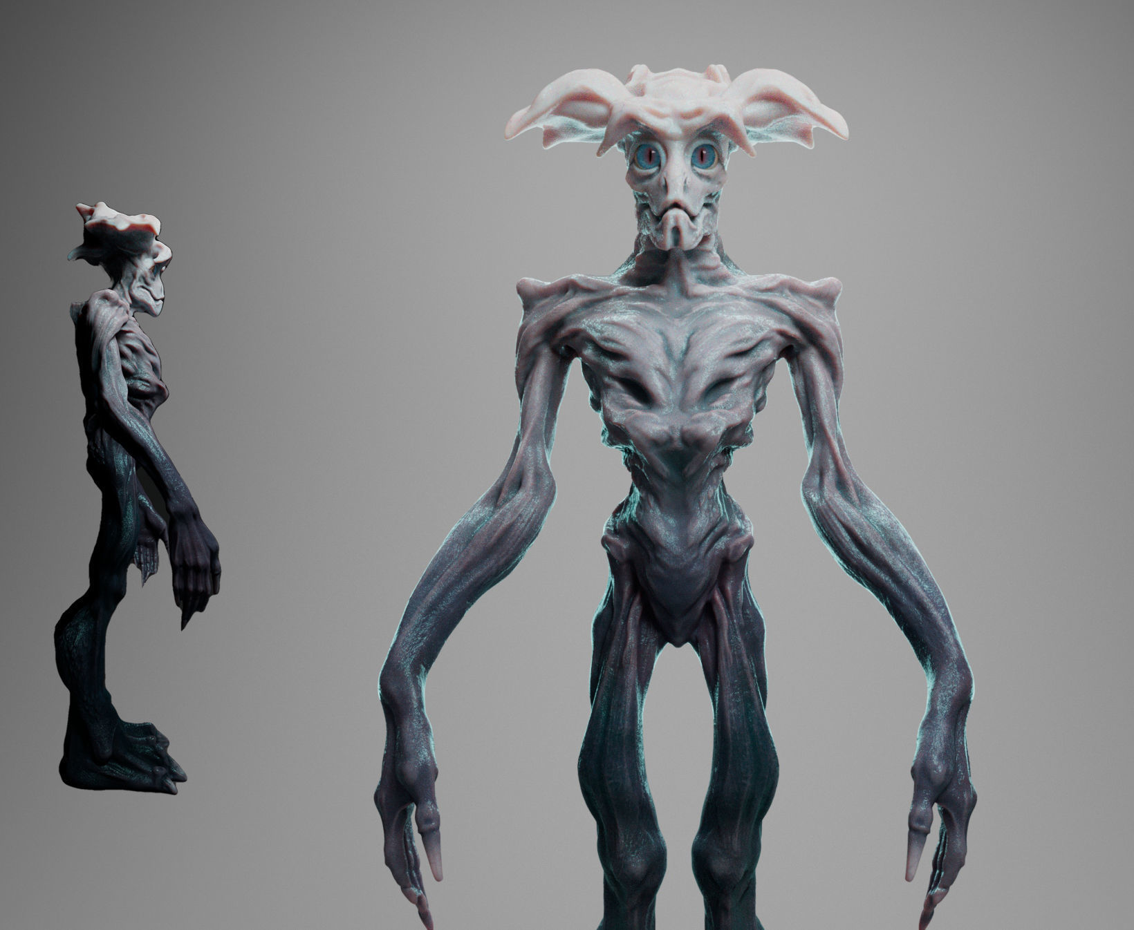 Alien free VR / AR / low-poly 3D model rigged | CGTrader