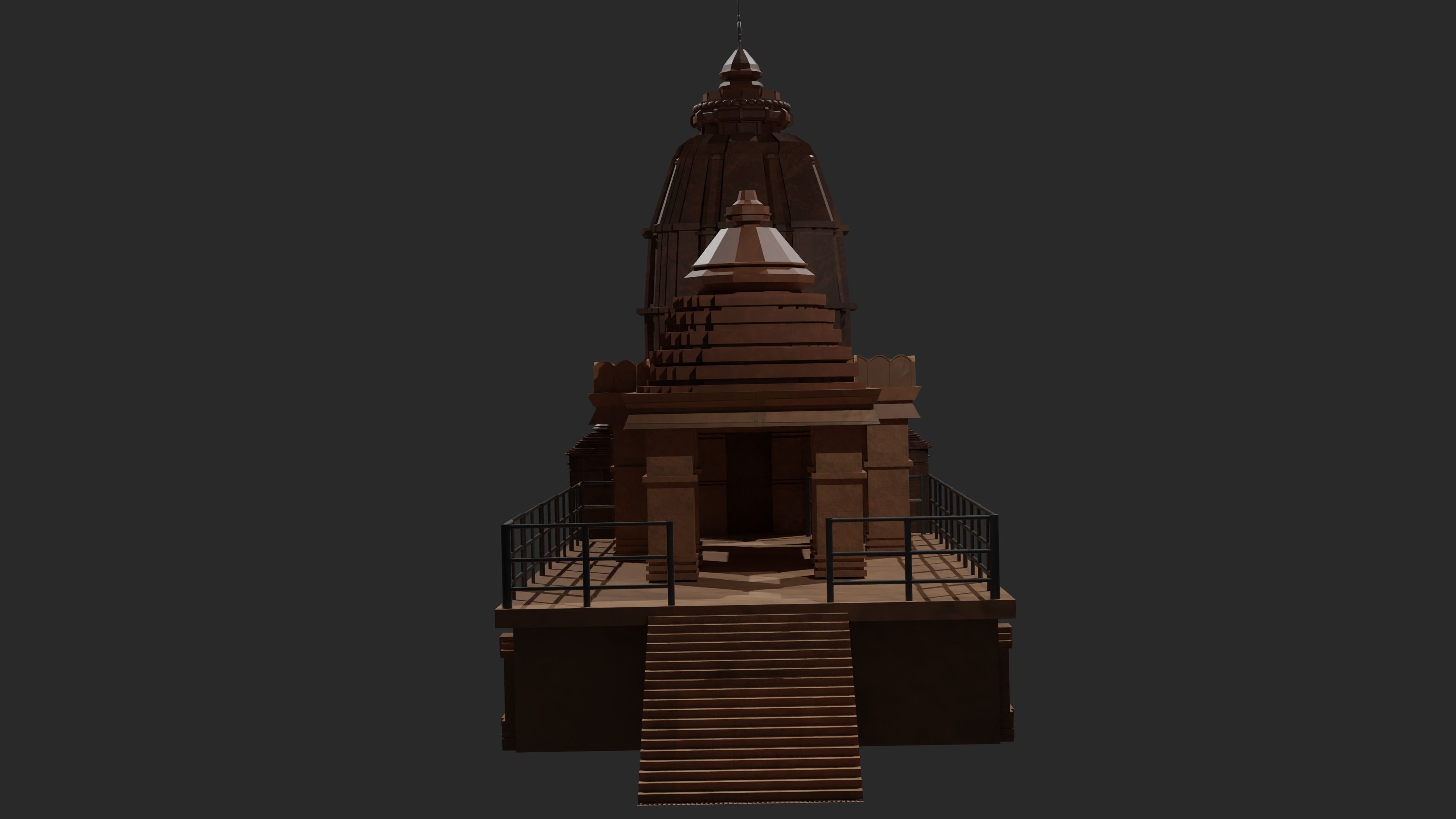 Shri Jagannath Puri Dham Temple 3D Printable Miniature 3D model 3D ...