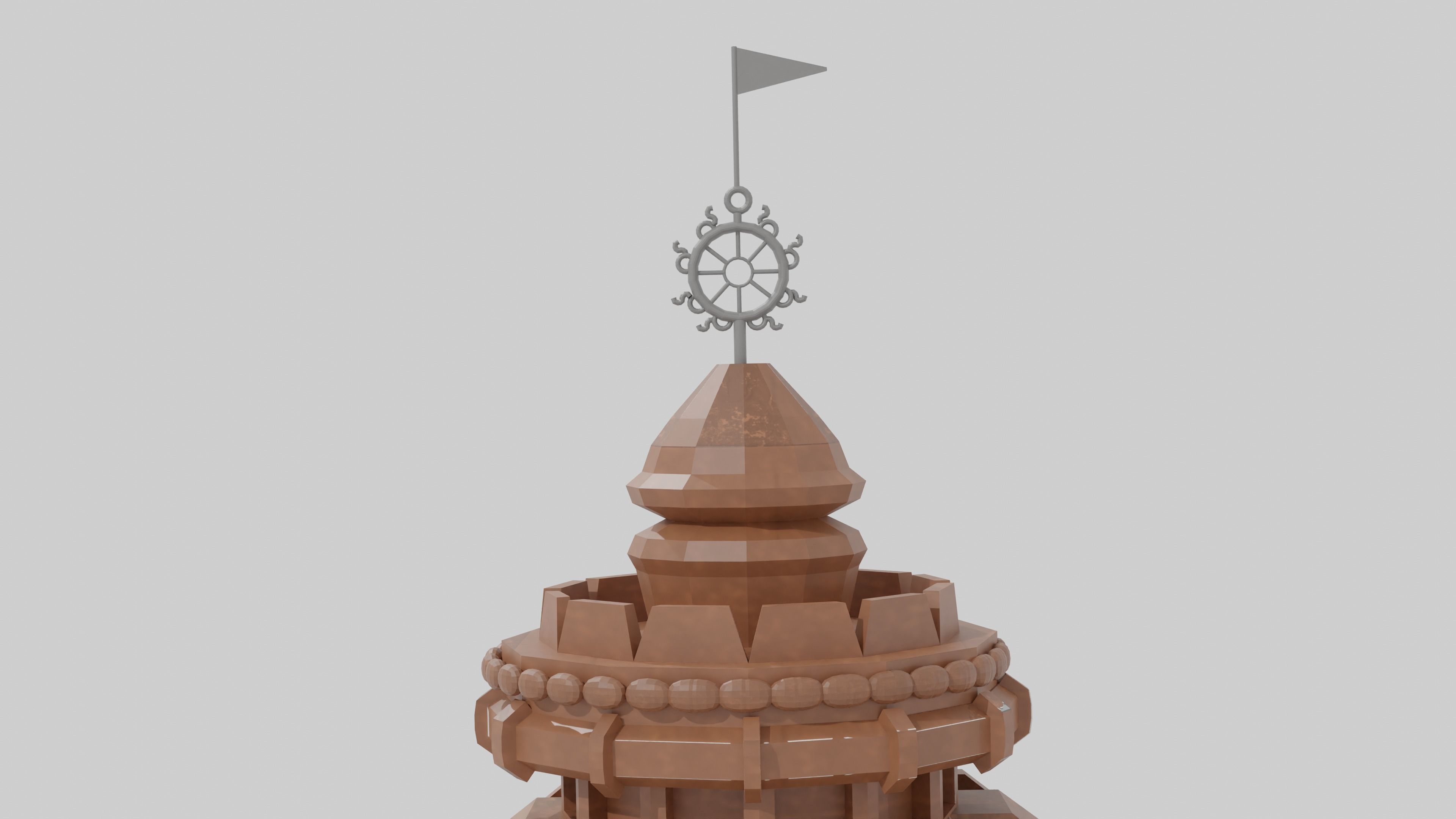 Shri Jagannath Puri Dham Temple 3D Printable Miniature 3D model 3D ...