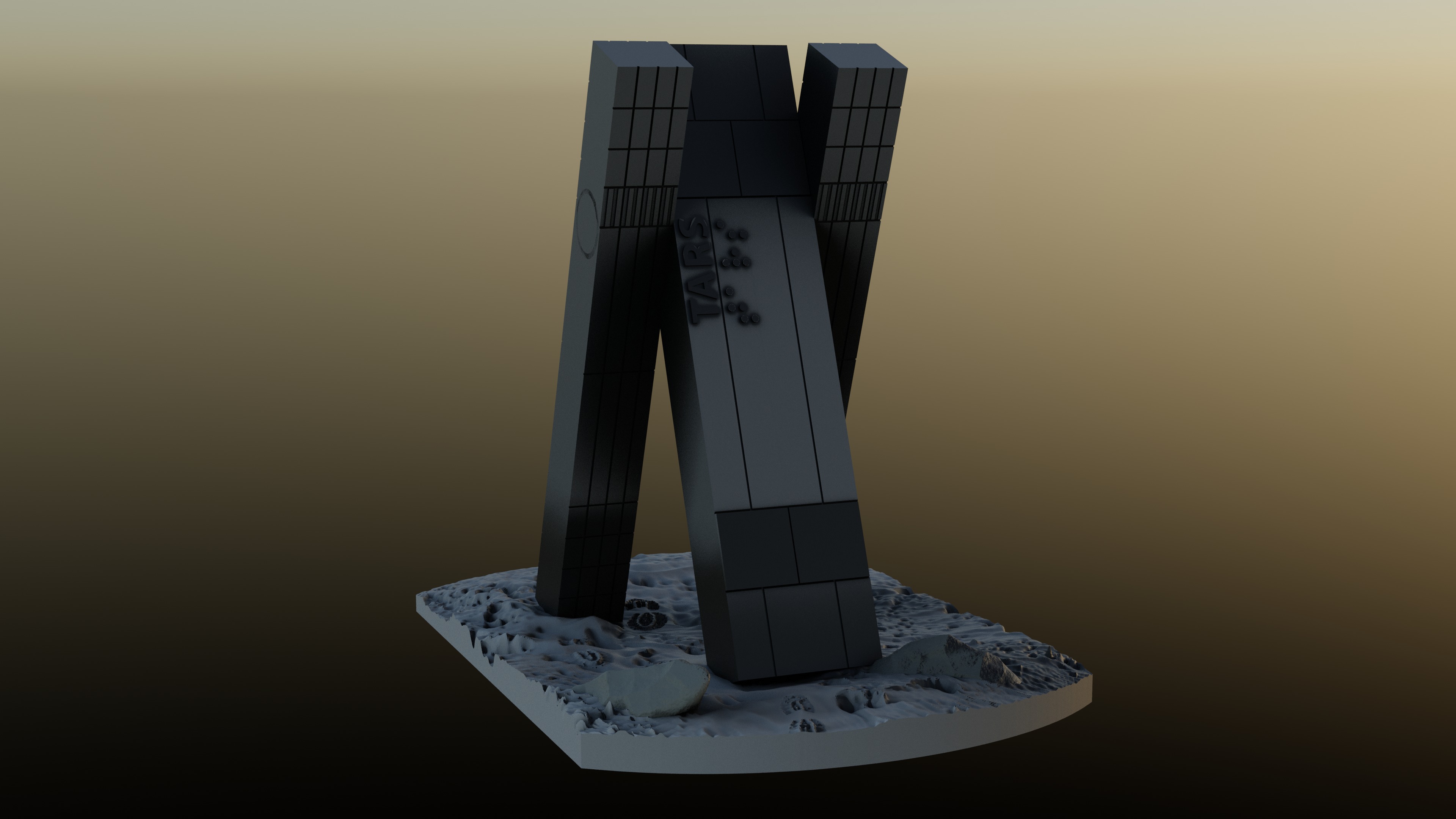 interstellar Tars 3d model 3D model | CGTrader
