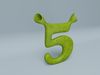 Shrek 5 Lettering 3D Model 3D model | CGTrader