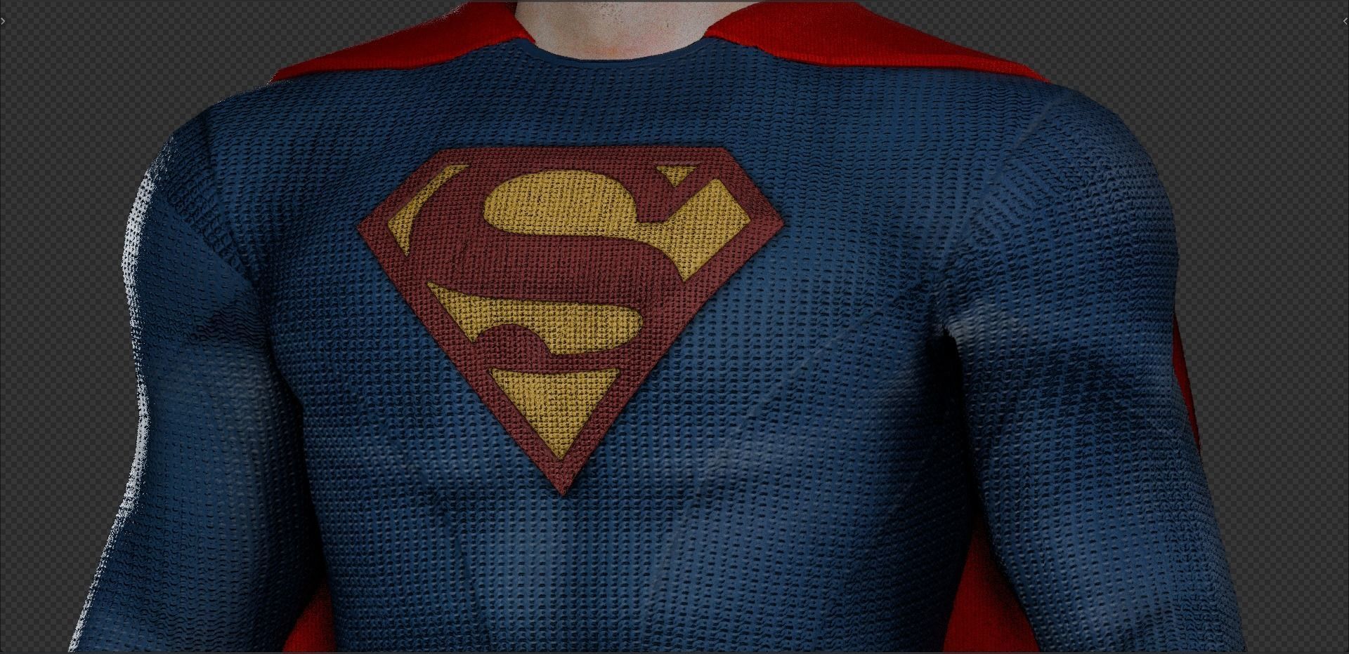 Superman from Superman And Lois CW 3D model animated rigged | CGTrader