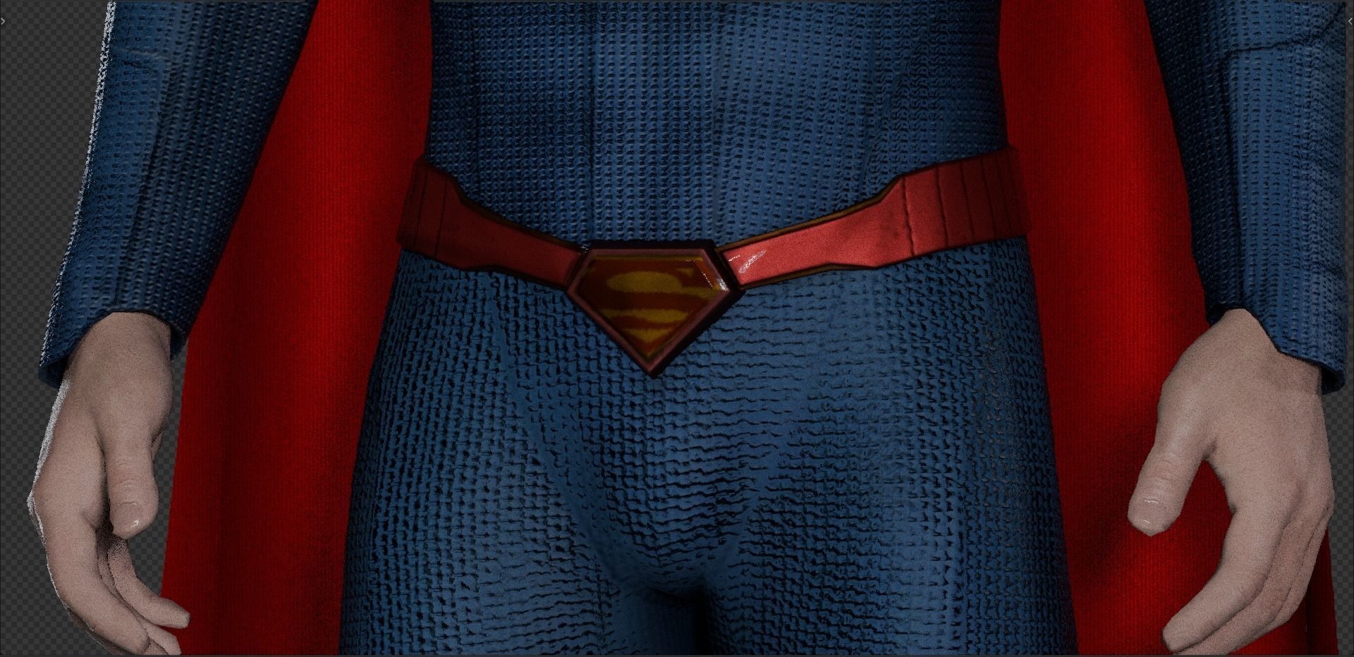 Superman from Superman And Lois CW 3D model animated rigged | CGTrader