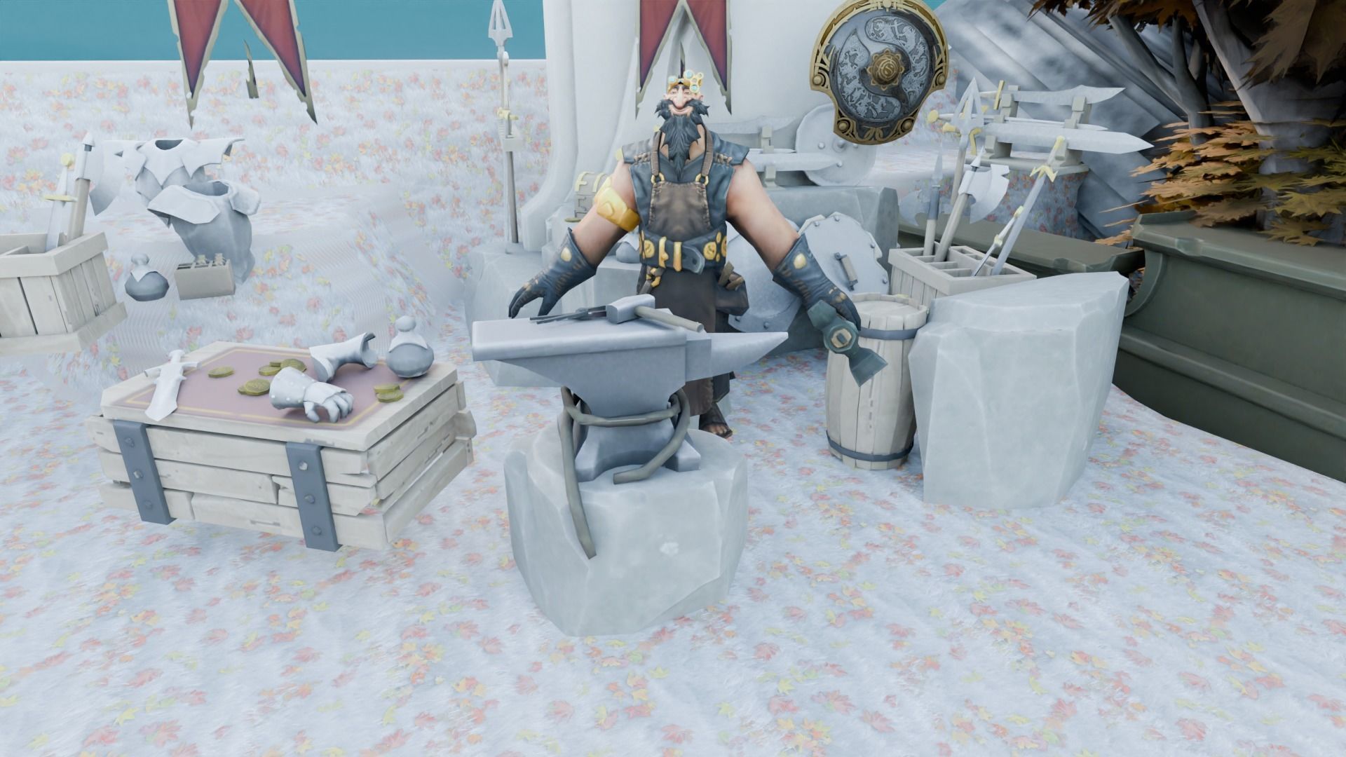 3D model 3D model of Dota2 game map VR / AR / low-poly | CGTrader