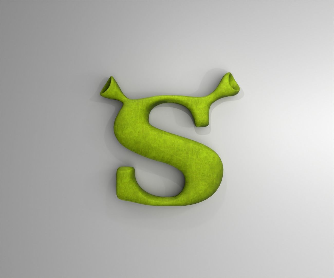 Shrek Lettering 3D model | CGTrader