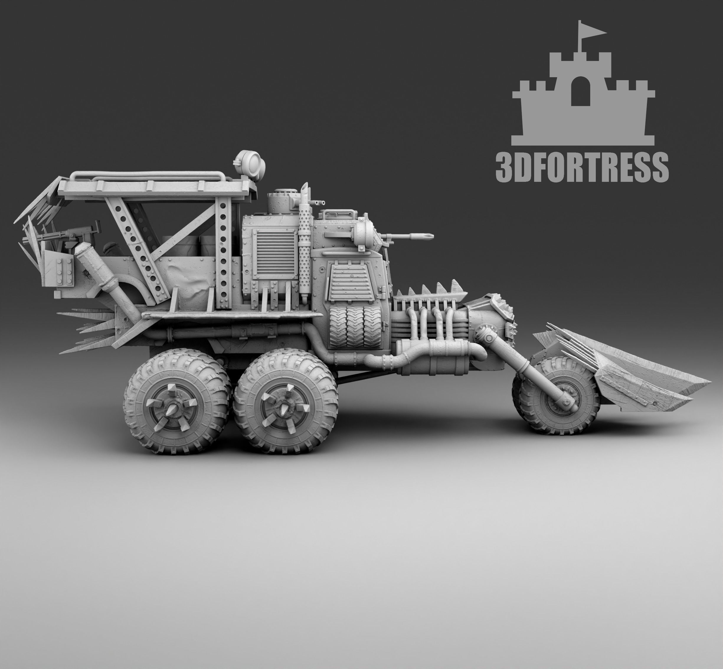 Assembled Death Machine 3D model 3D printable | CGTrader