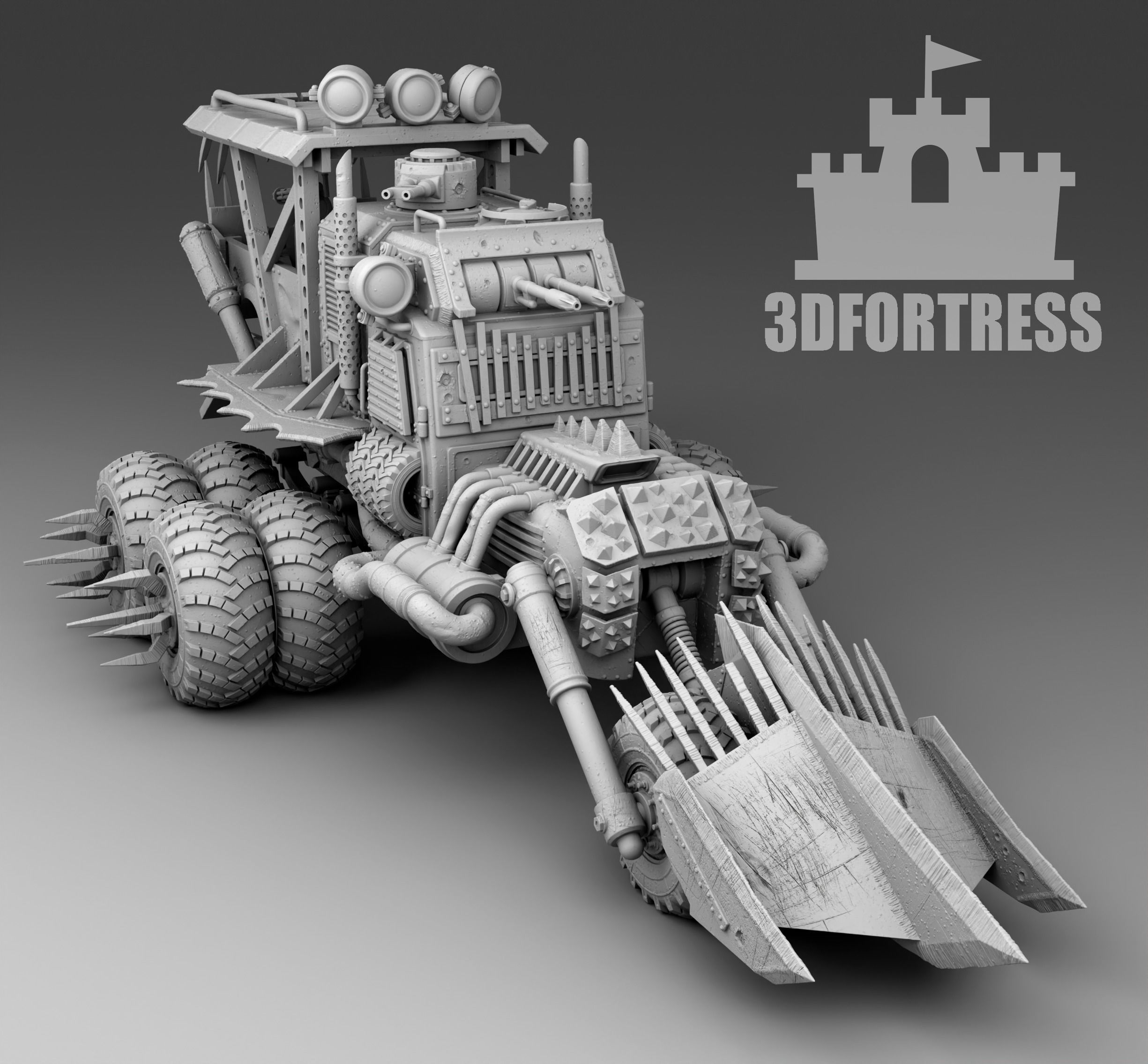 Assembled Death Machine 3D model 3D printable | CGTrader