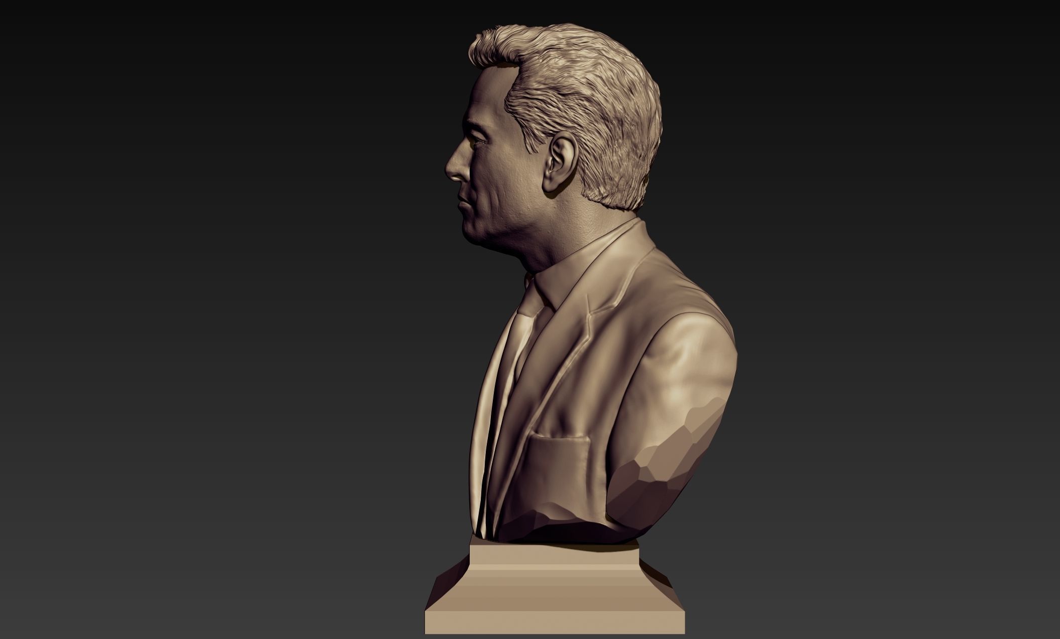 Elon Musk 3D model 3D printable | CGTrader