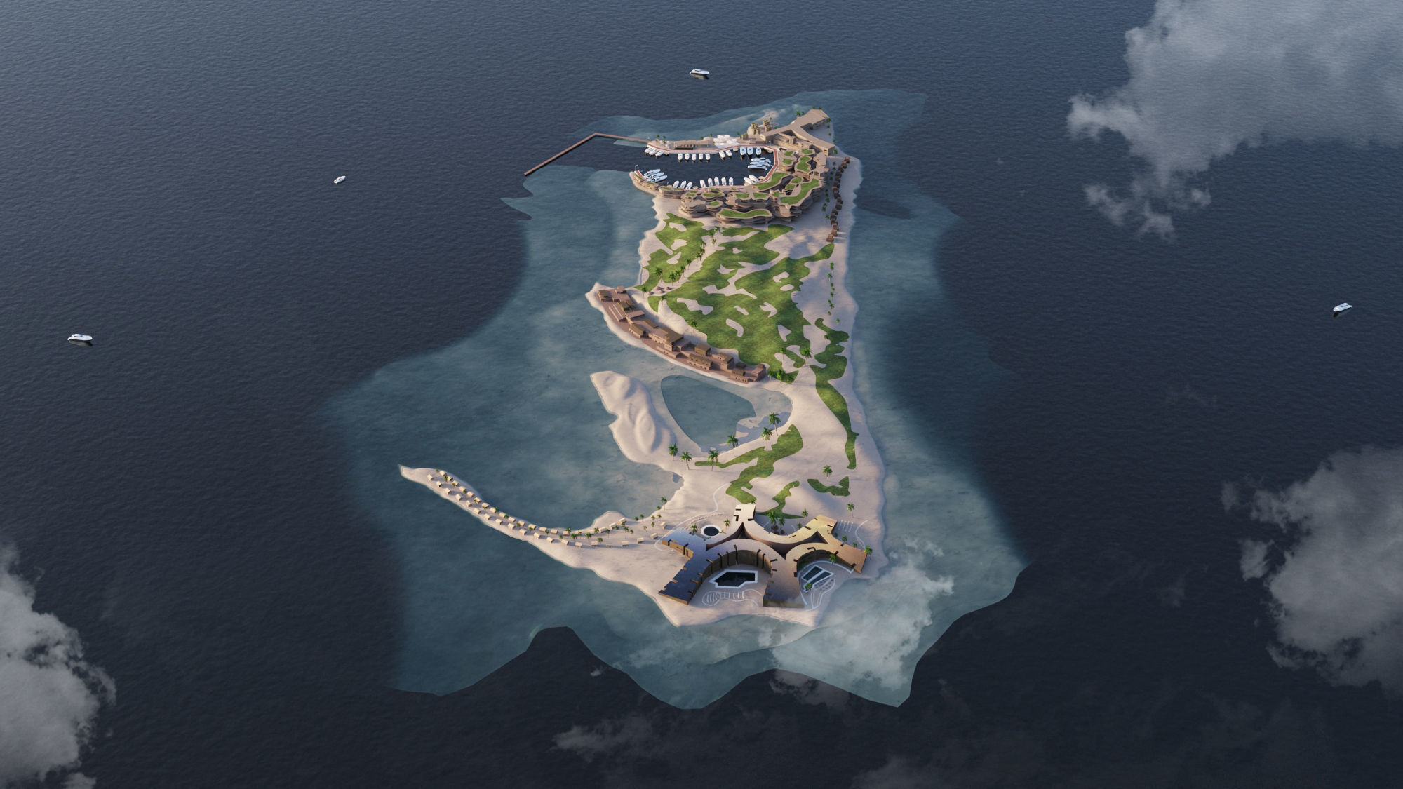 Sindalah island - Neom Saudi Arabia 3D model | CGTrader