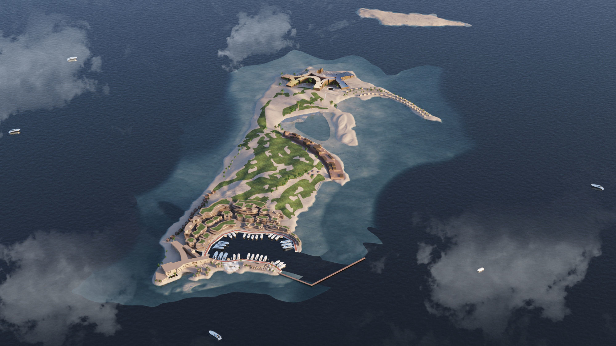 Sindalah island - Neom Saudi Arabia 3D model | CGTrader