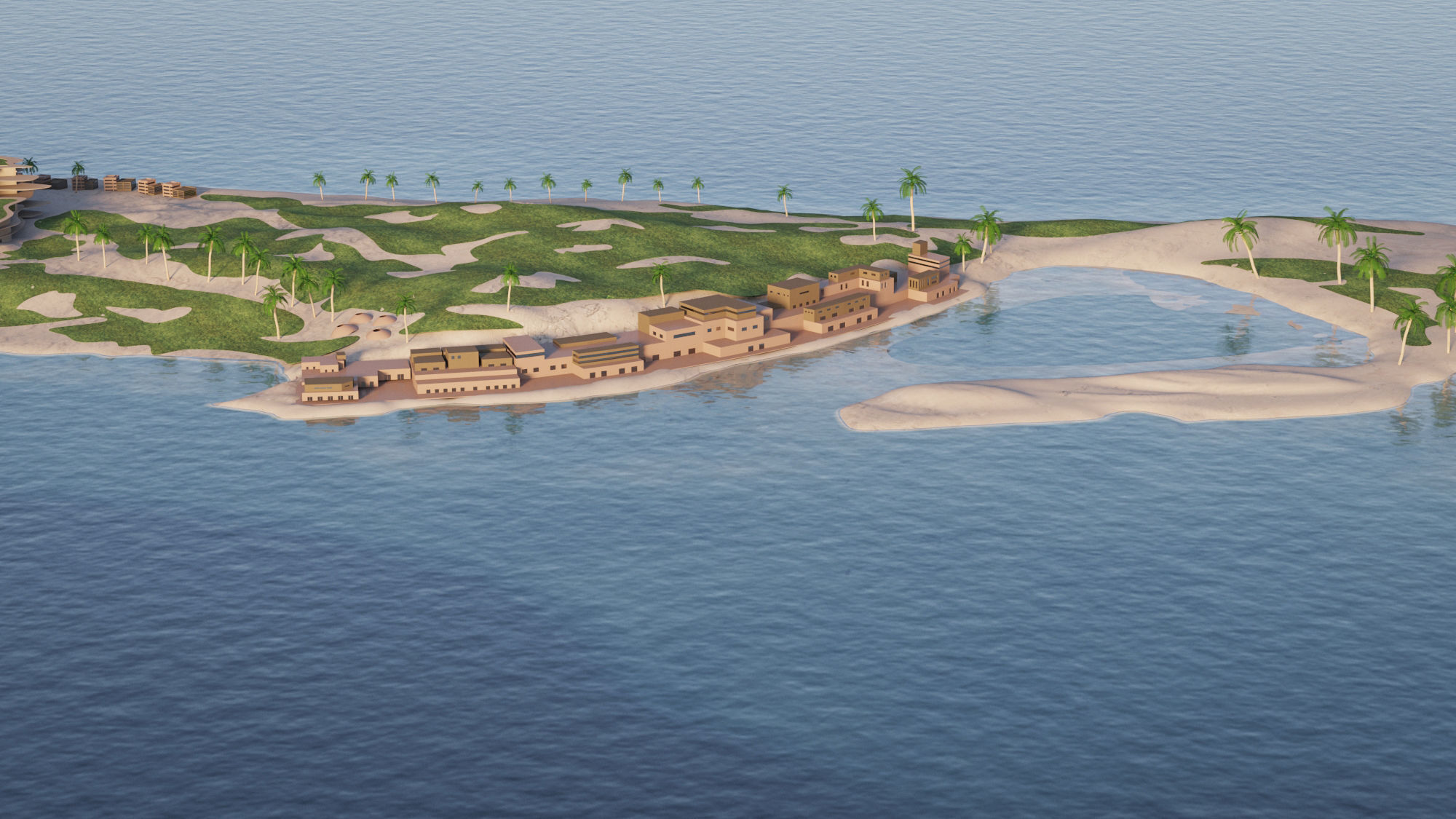 Sindalah island - Neom Saudi Arabia 3D model | CGTrader