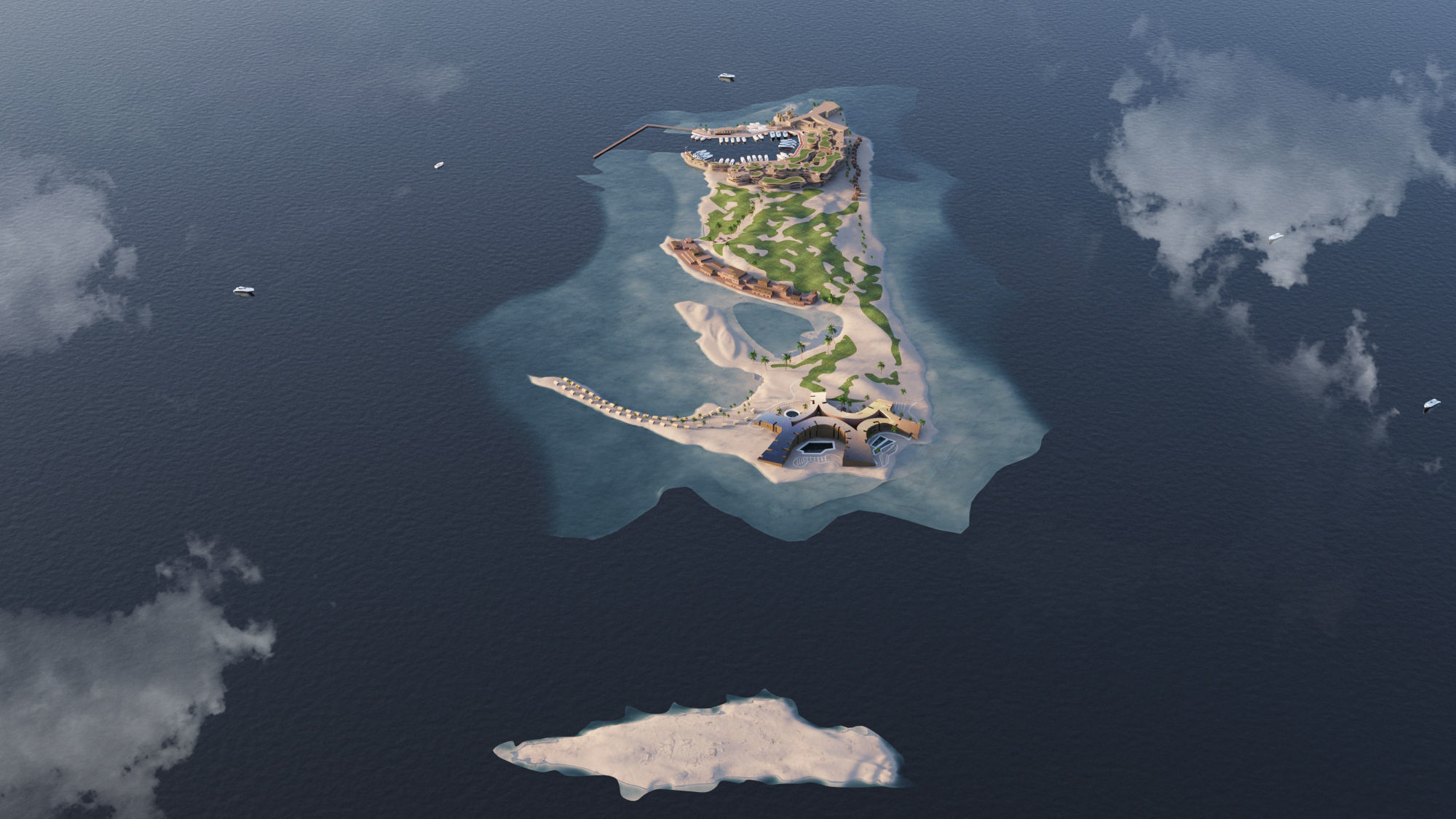 Sindalah island - Neom Saudi Arabia 3D model | CGTrader