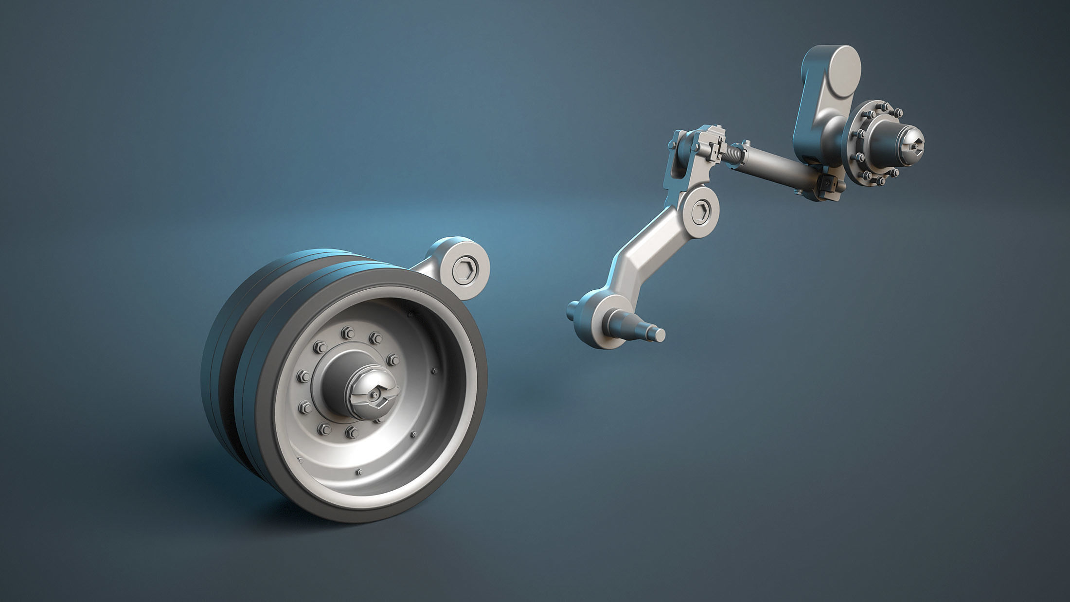 M1 Abrams Tank Wheels 3D model | CGTrader