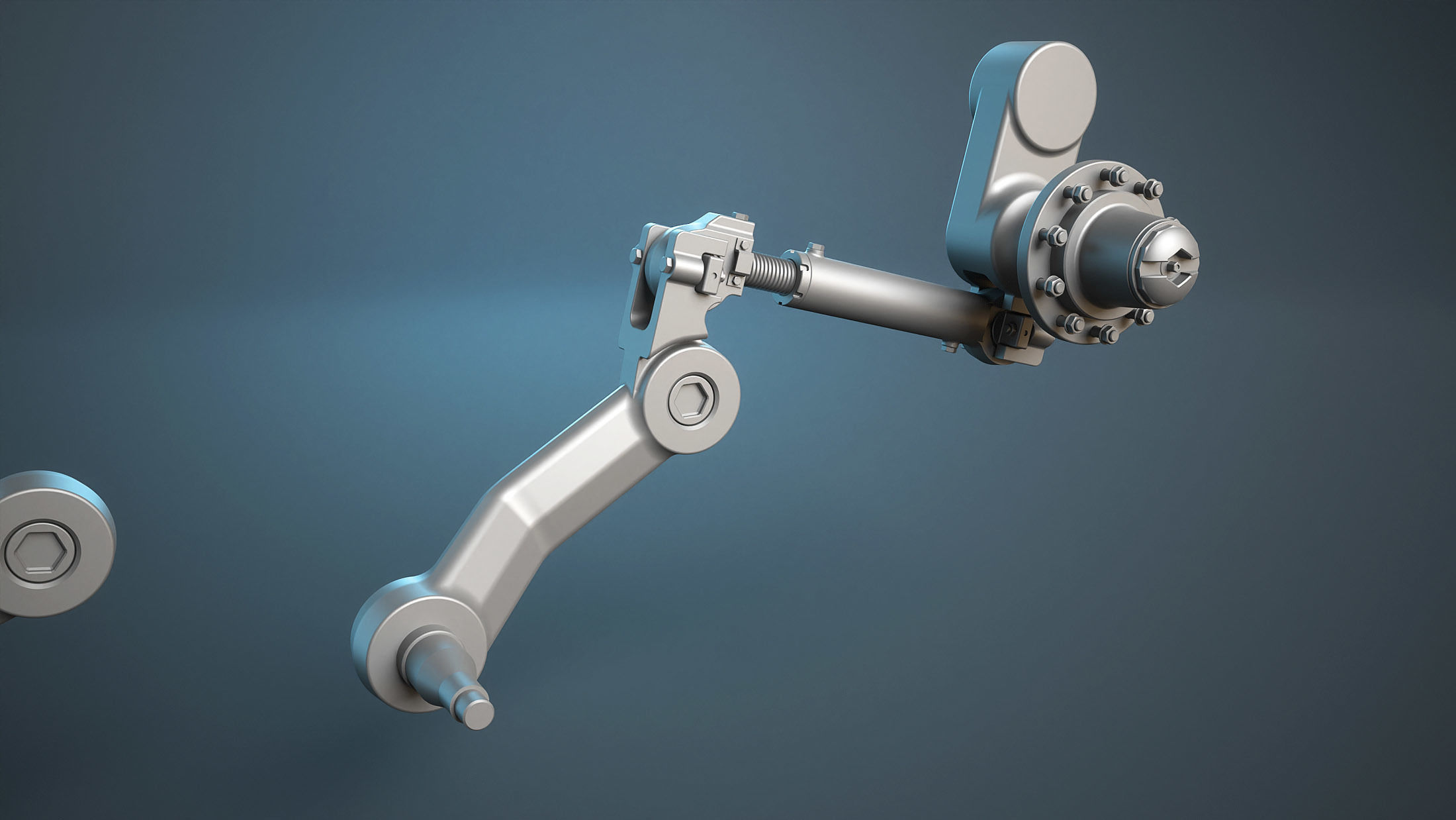 M1 Abrams Tank Wheels 3D model | CGTrader