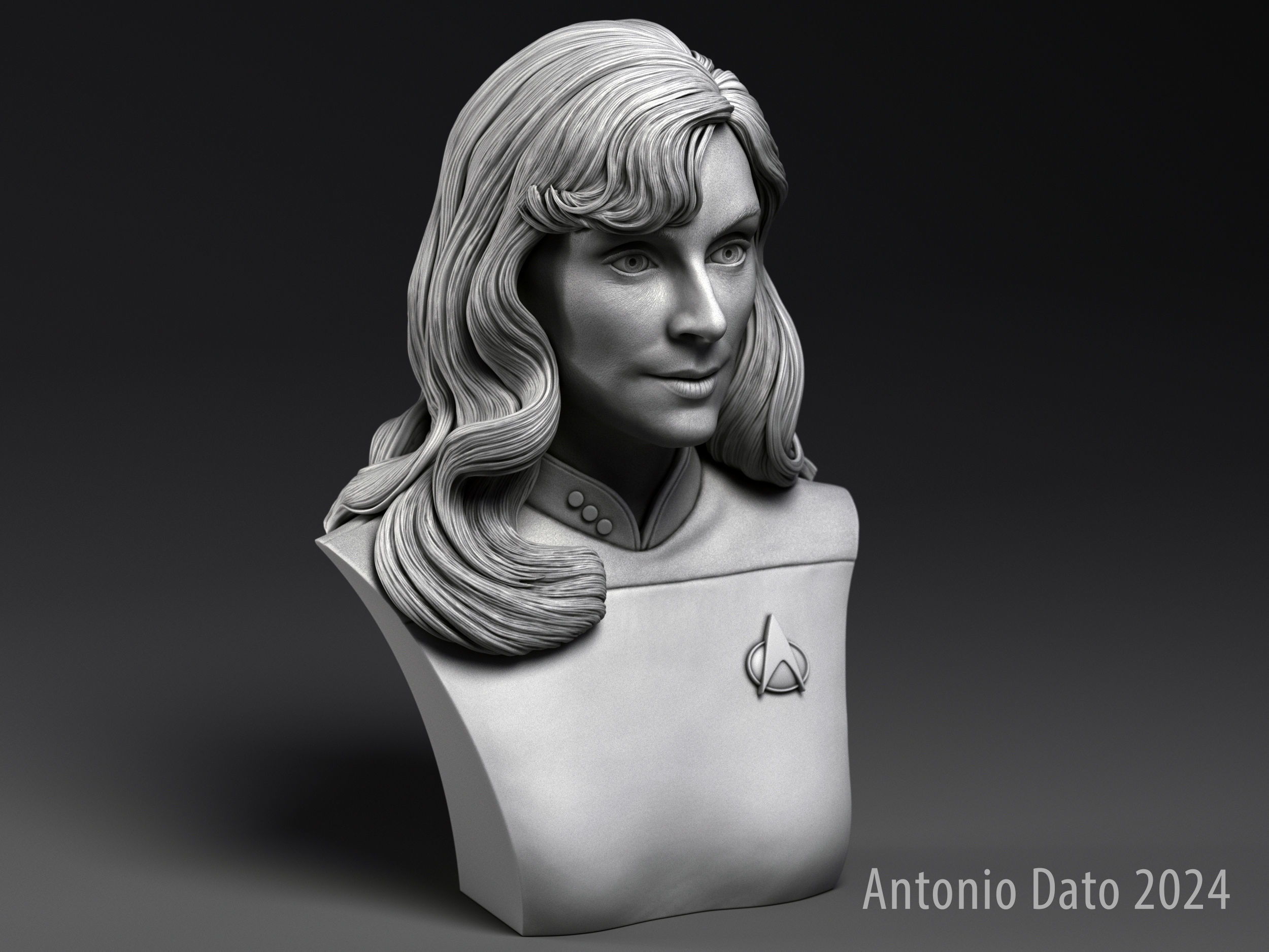 Star Trek TNG main crew bust collection 3D printable | CGTrader