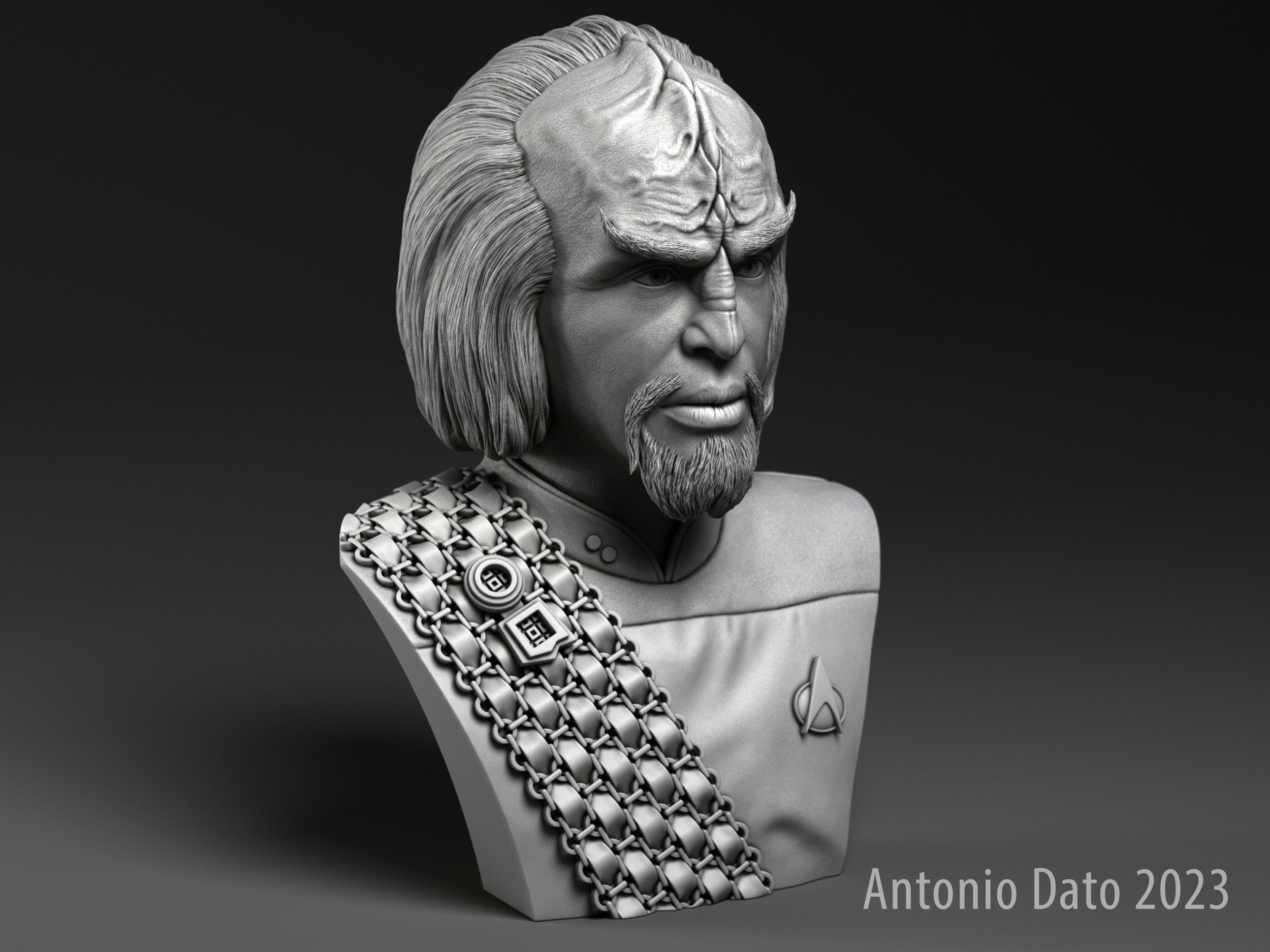 Star Trek TNG main crew bust collection 3D printable | CGTrader