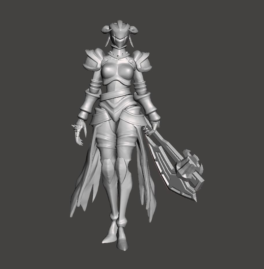 Albedo Armor Overlord 3D Model 3D model 3D printable | CGTrader