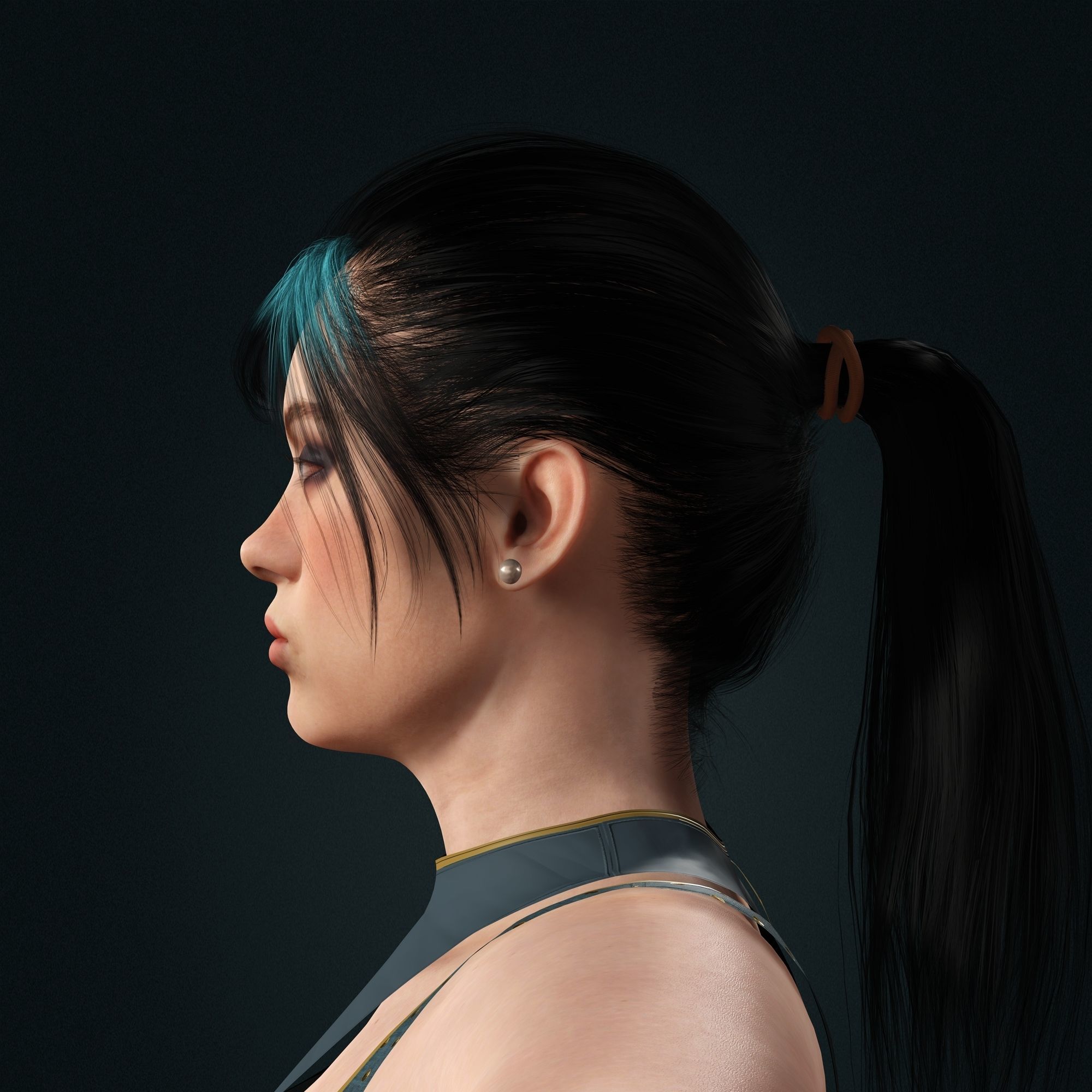 3D model billie Eilish 3D Model - Hyper Realistic VR / AR / low-poly ...