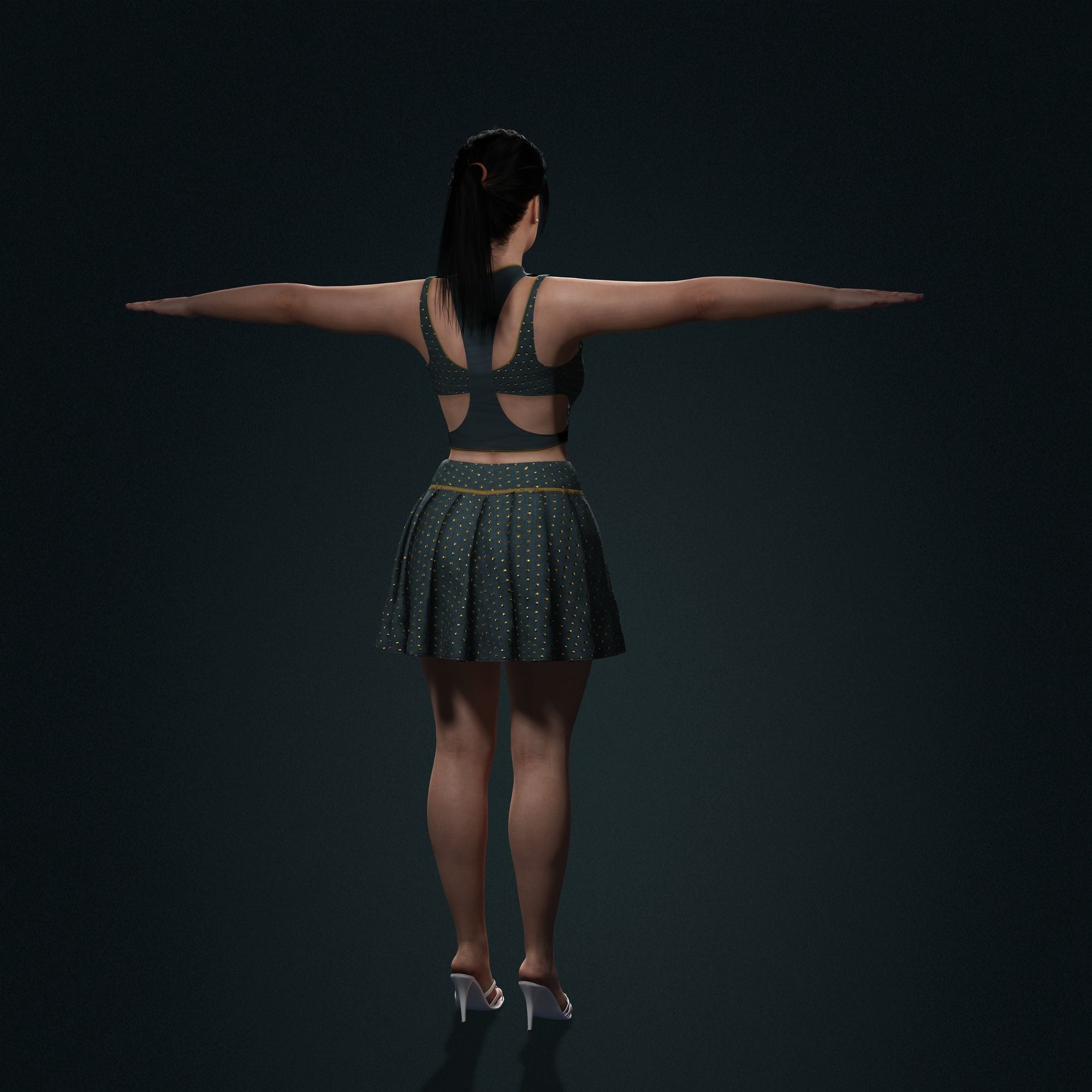 3D model billie Eilish 3D Model - Hyper Realistic VR / AR / low-poly ...