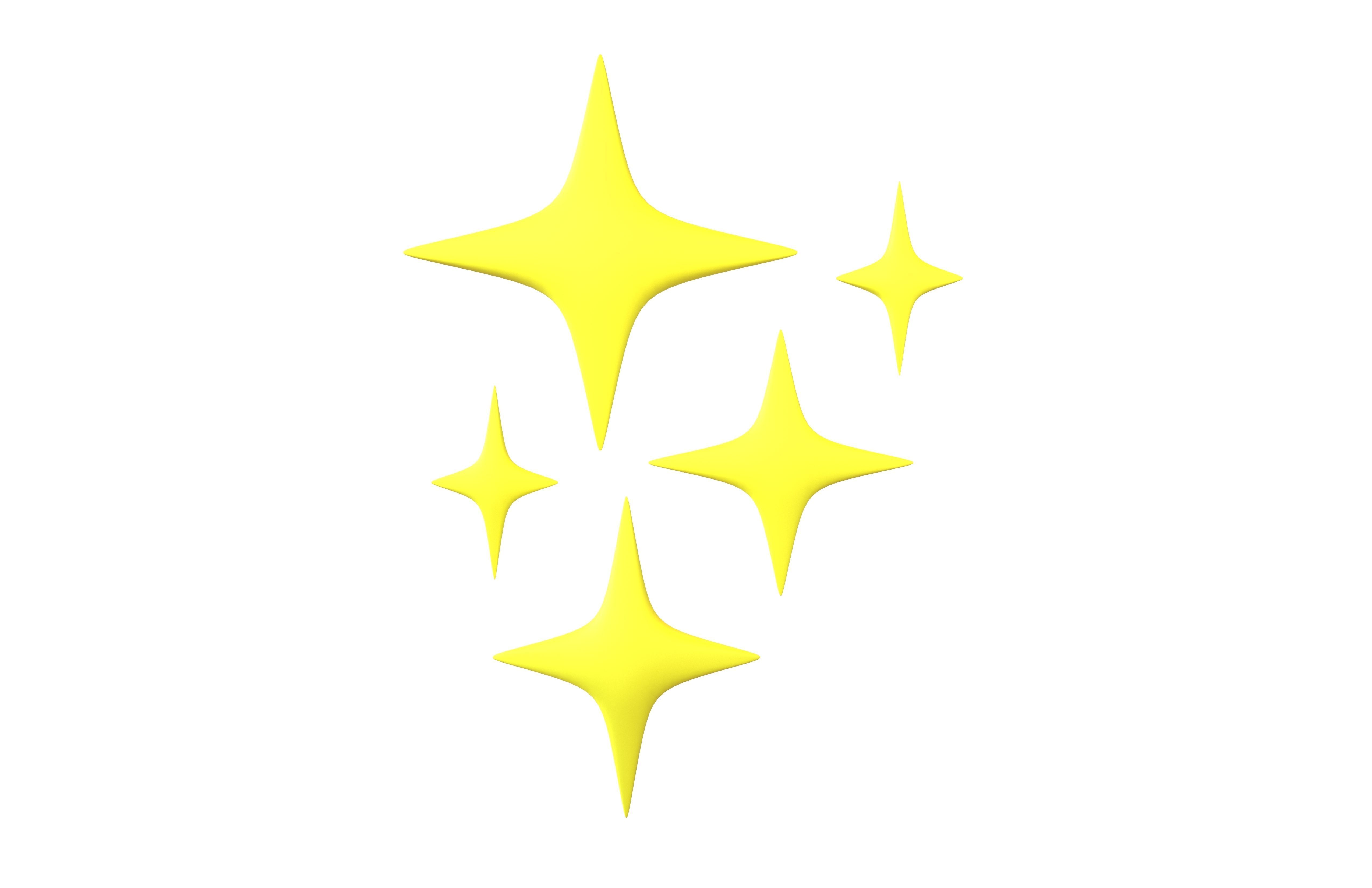 3D model Sparkling Symbol v1 001 VR / AR / low-poly | CGTrader
