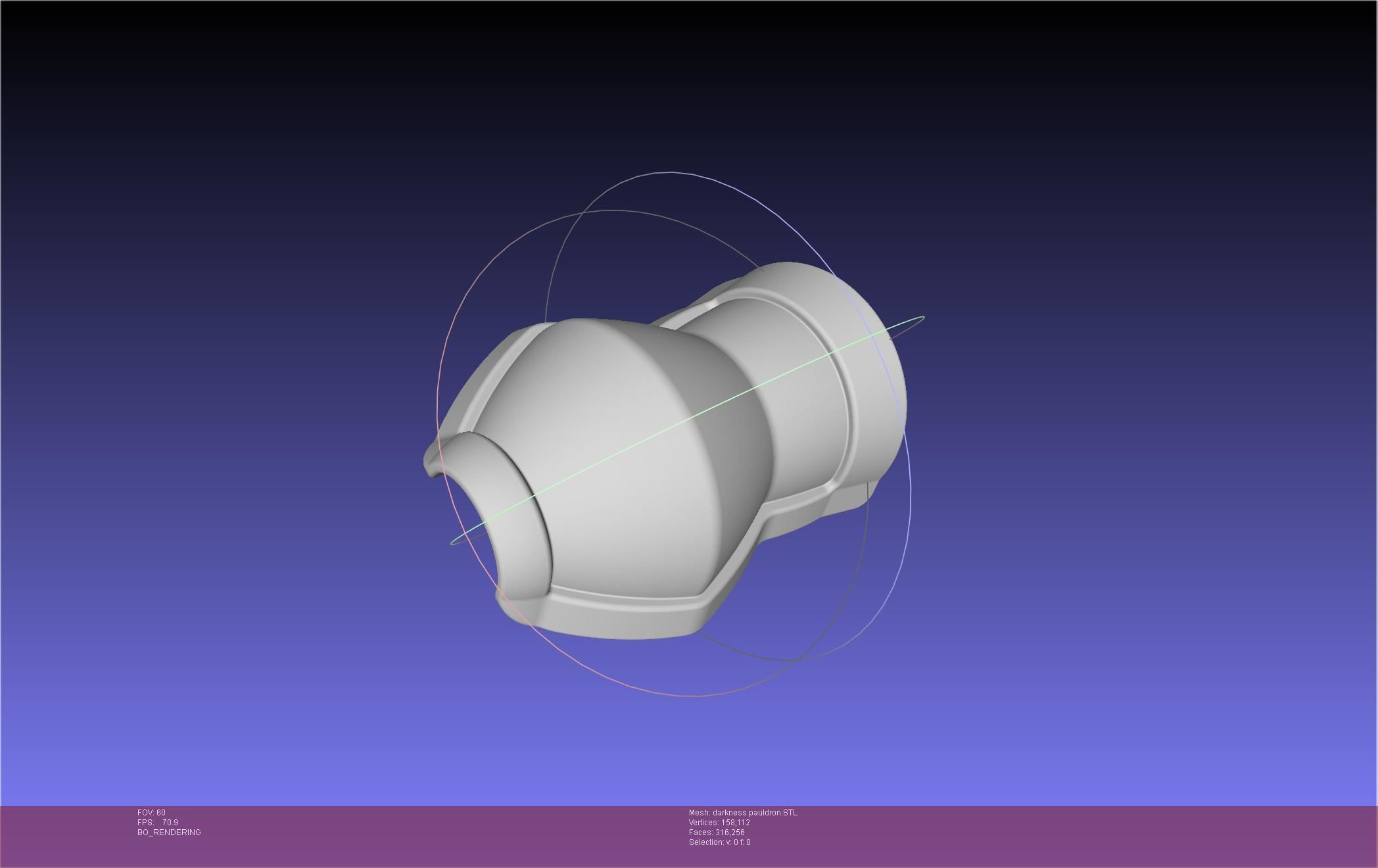 Konosuba Darkness Pauldron 3D model 3D printable | CGTrader