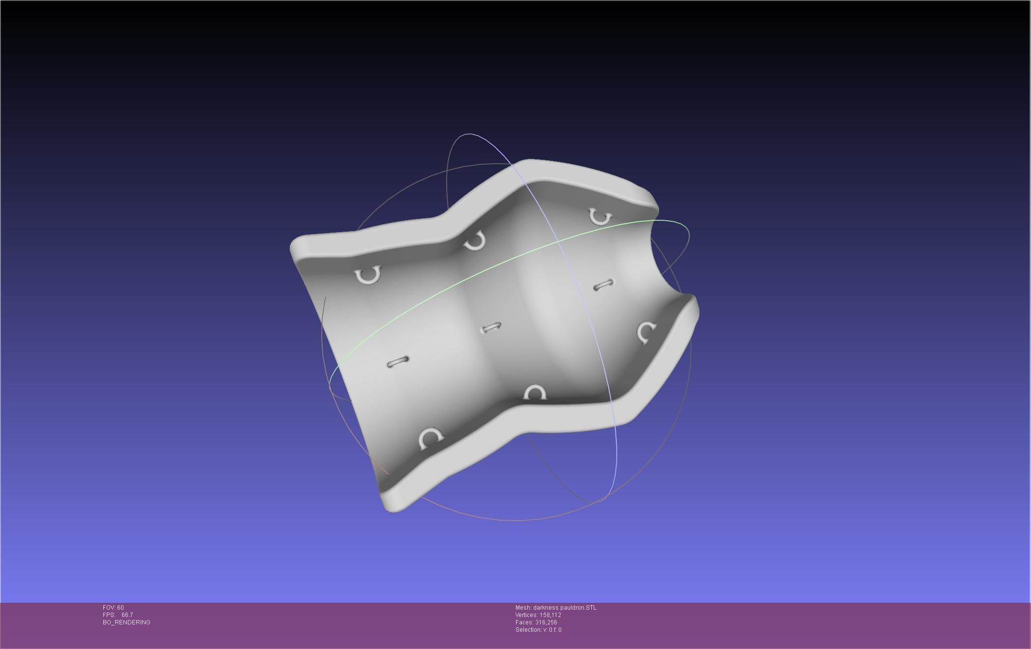 Konosuba Darkness Pauldron 3D model 3D printable | CGTrader