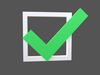 3D model Checkbox with Tick Symbol v1 002 VR / AR / low-poly | CGTrader