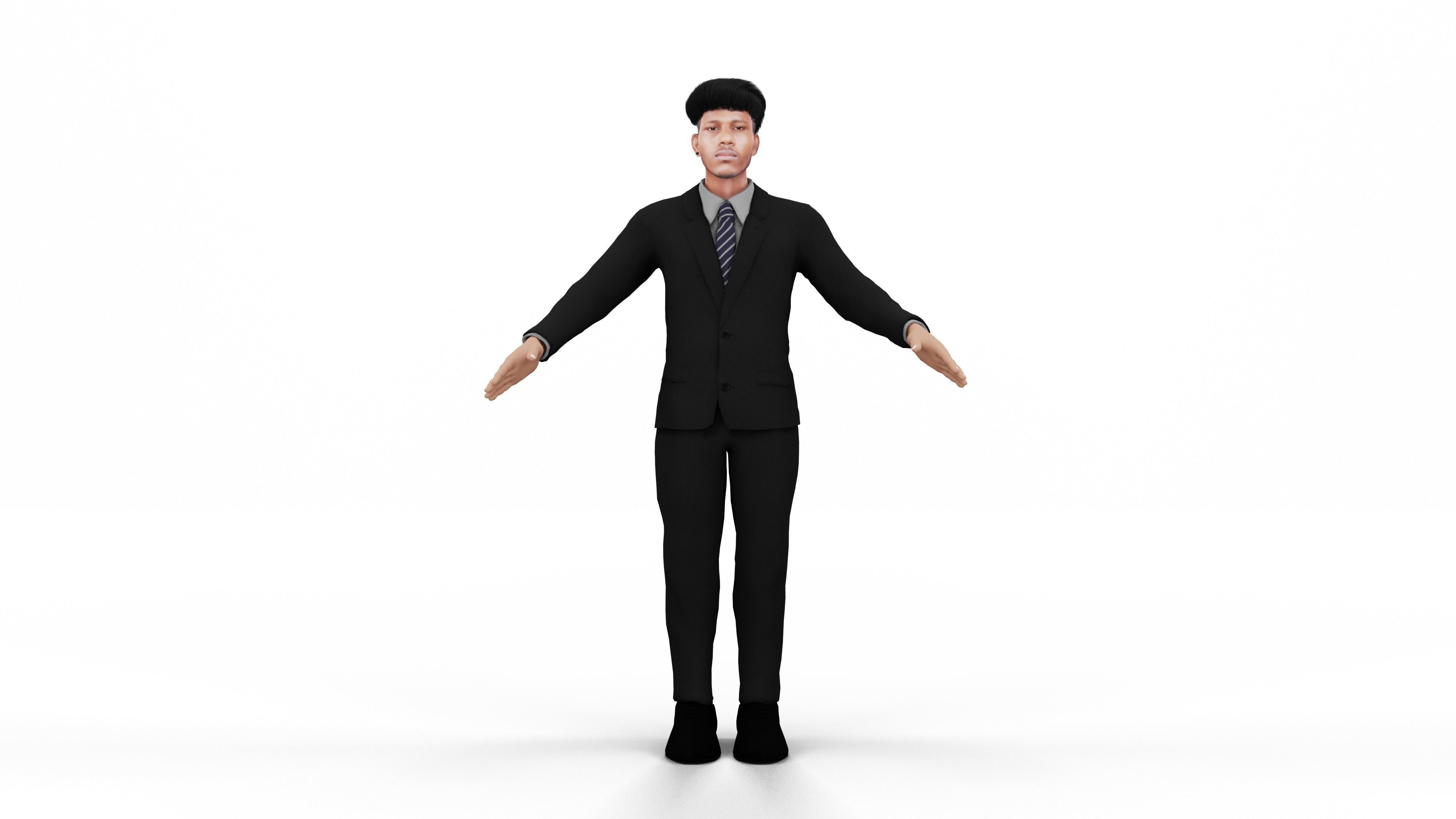 Business Suit Man Character 3D Model 3D model | CGTrader