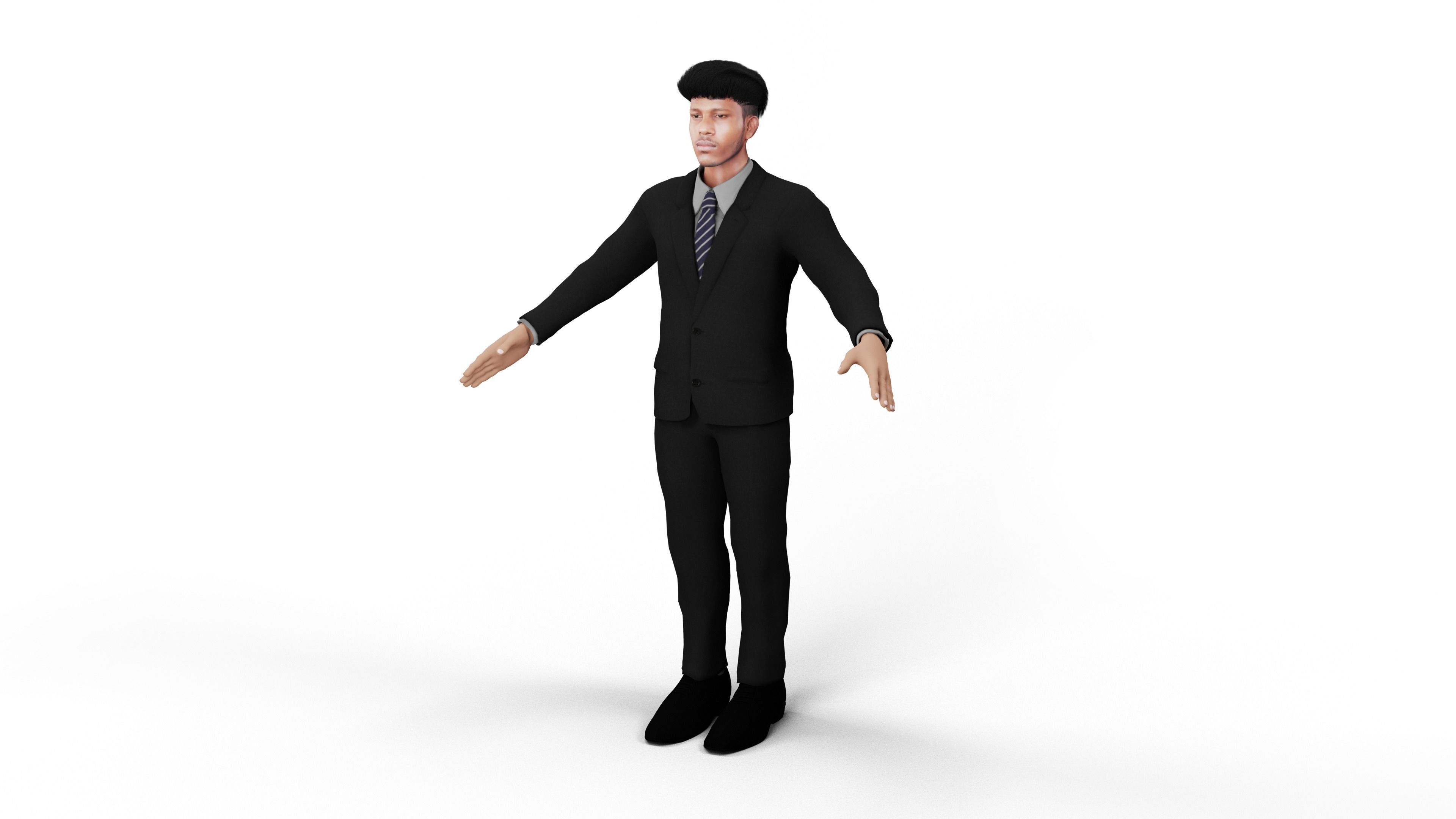Business Suit Man Character 3D Model 3D model | CGTrader